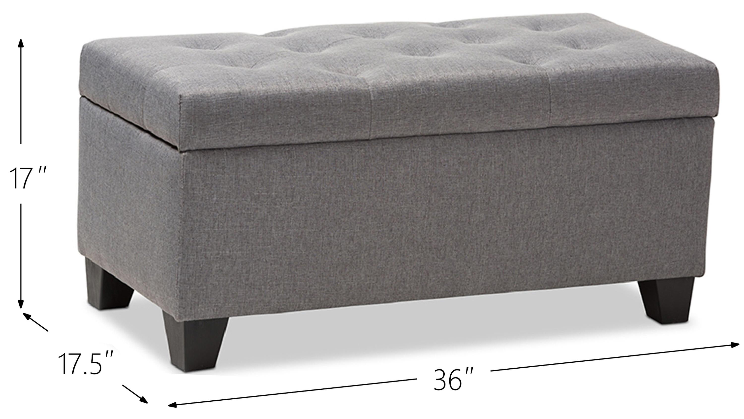 Michaela Storage Ottoman | Raymour & Flanigan