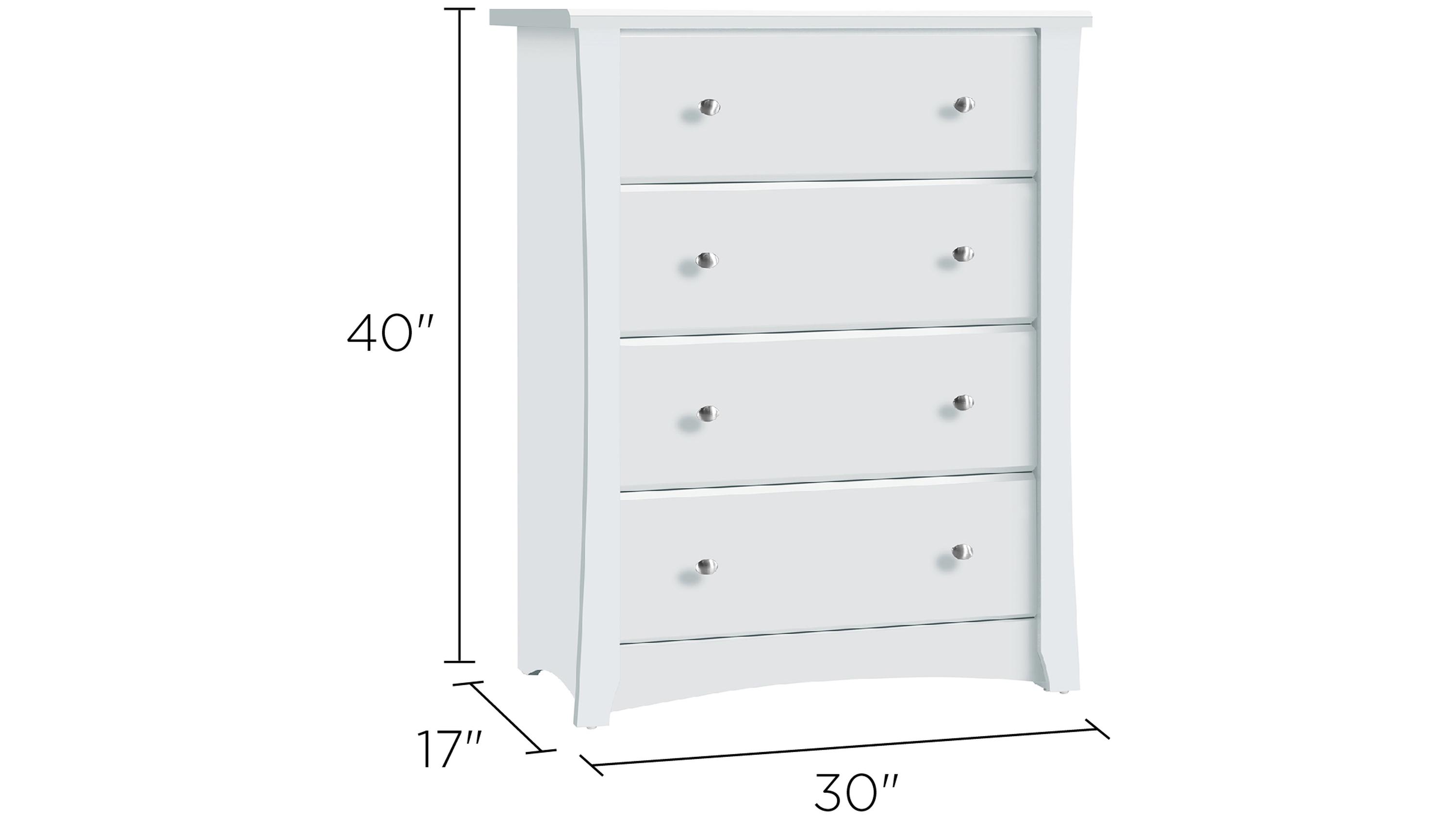 Crest 4 Drawer Chest | Raymour & Flanigan | Raymour & Flanigan