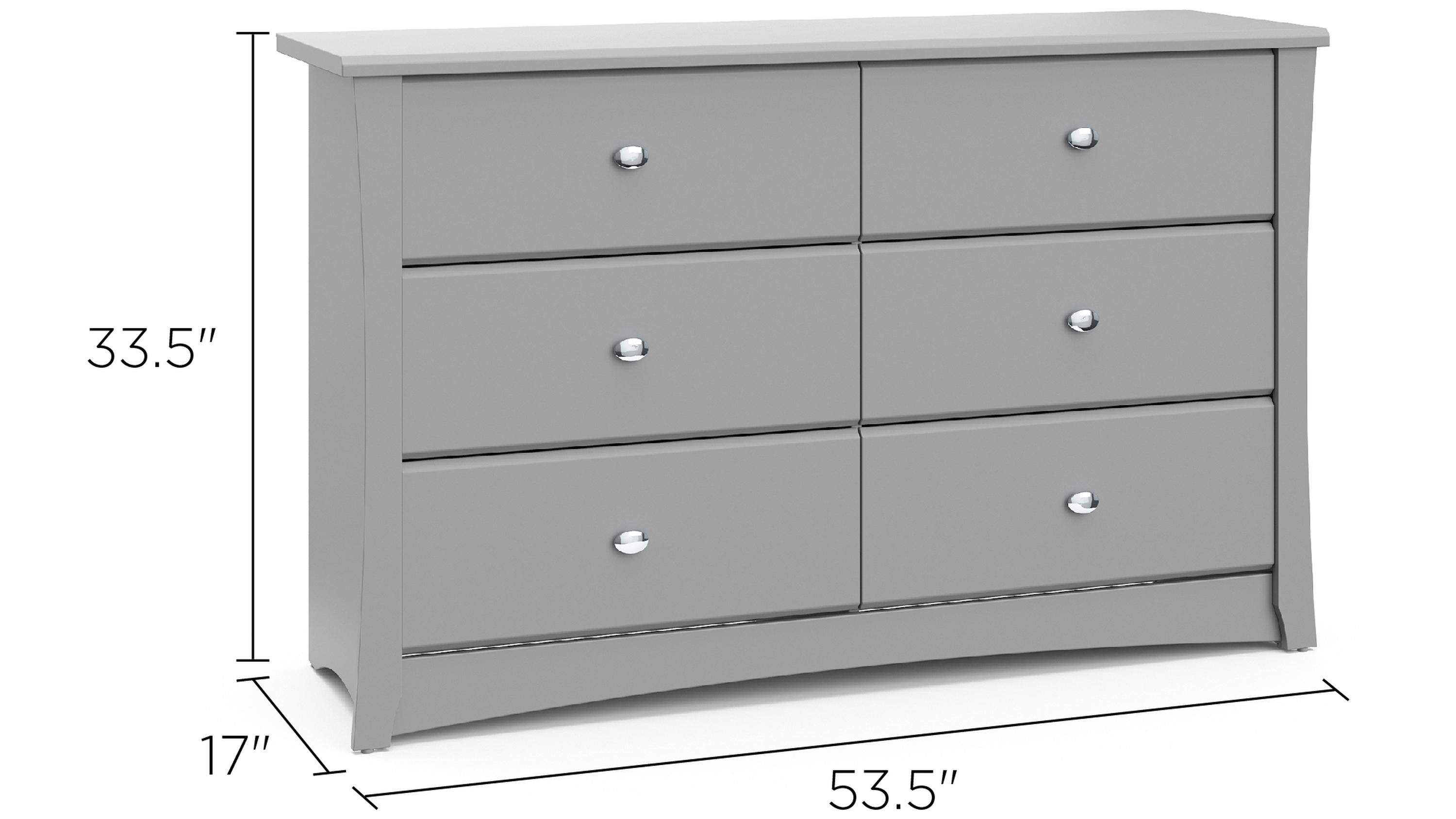 Crest 6-Drawer Dresser | Raymour & Flanigan | Raymour & Flanigan
