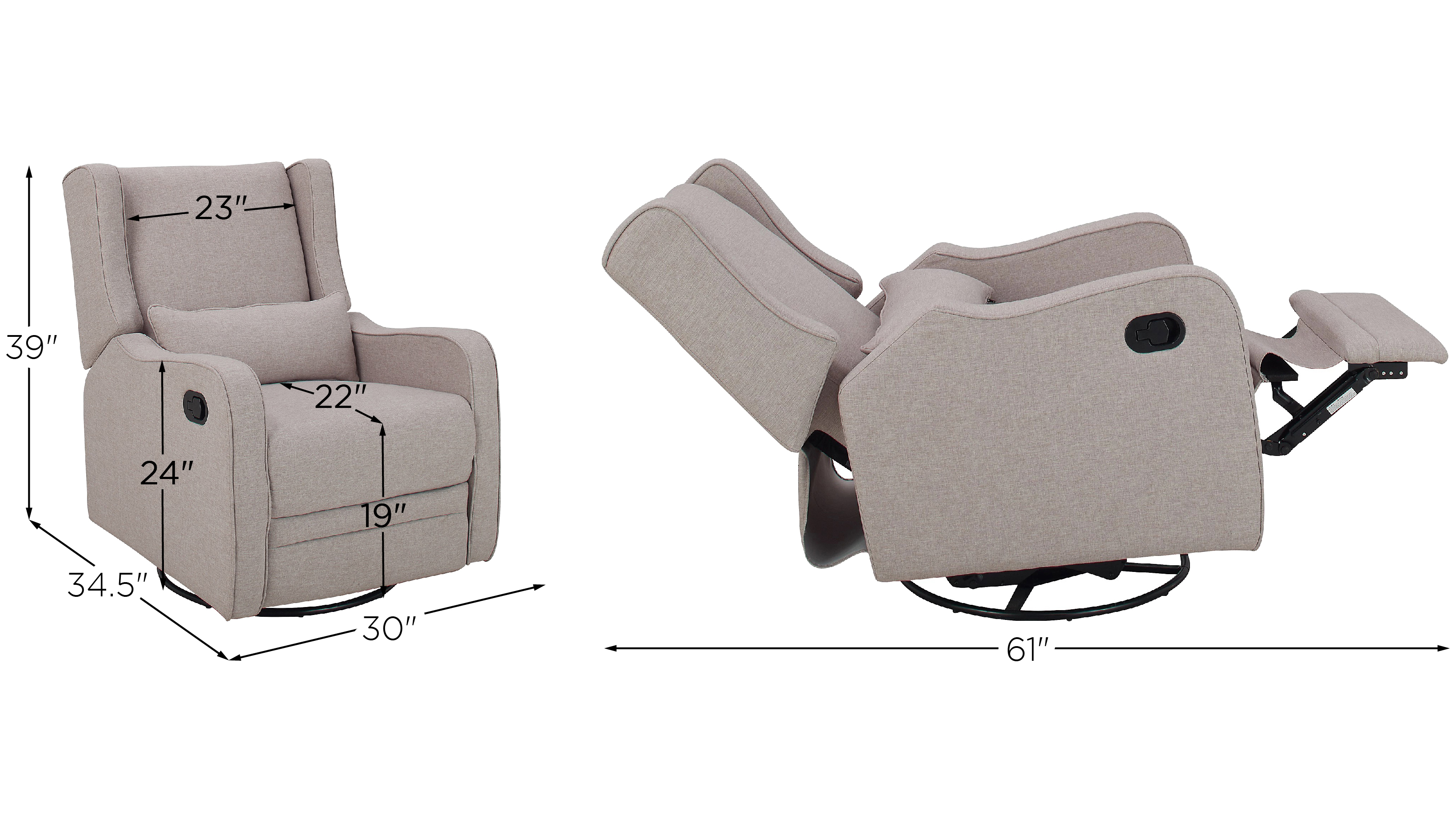 Fletcher Glider | Raymour & Flanigan