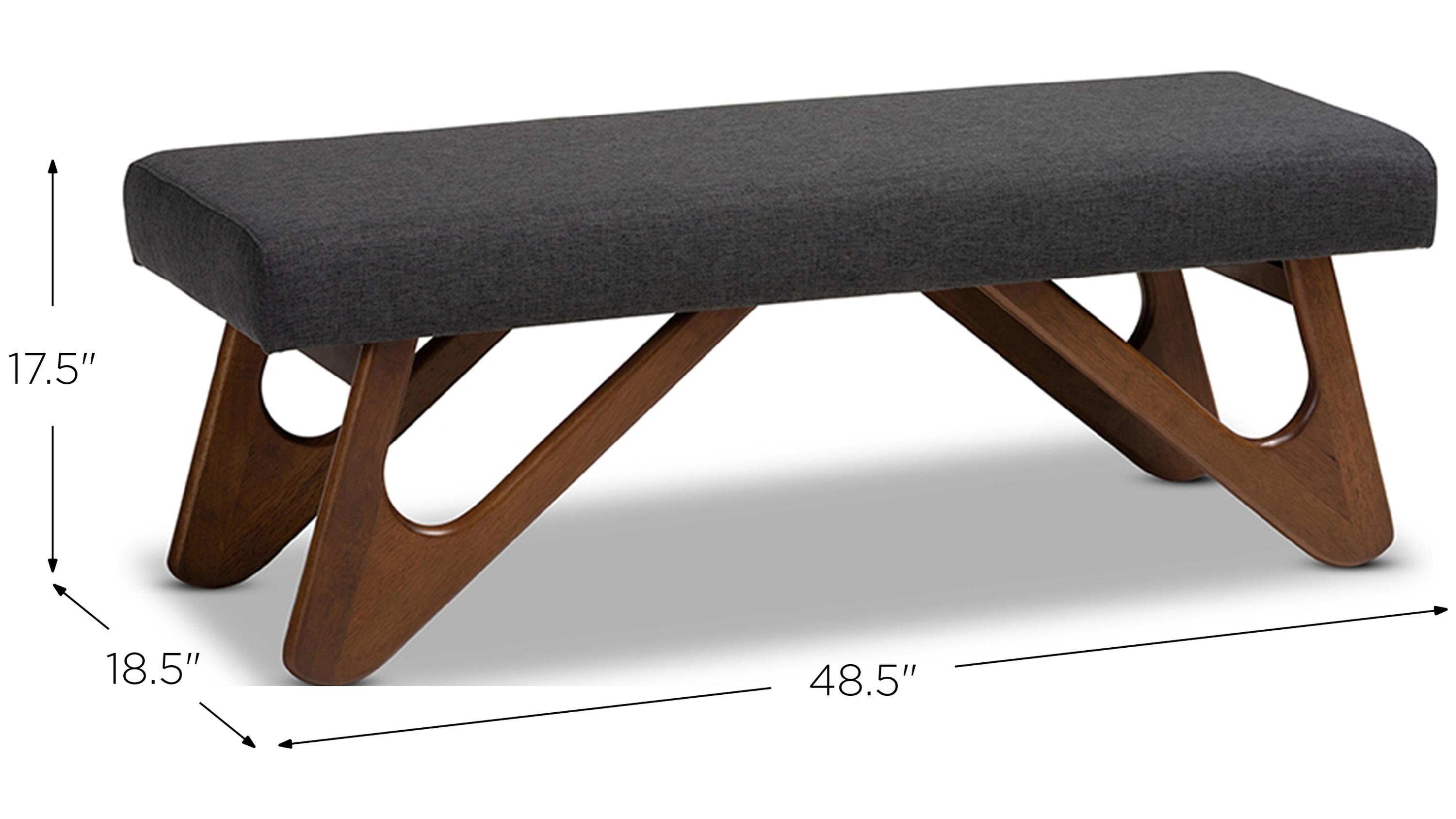 Rika Boomerang Bench | Raymour & Flanigan