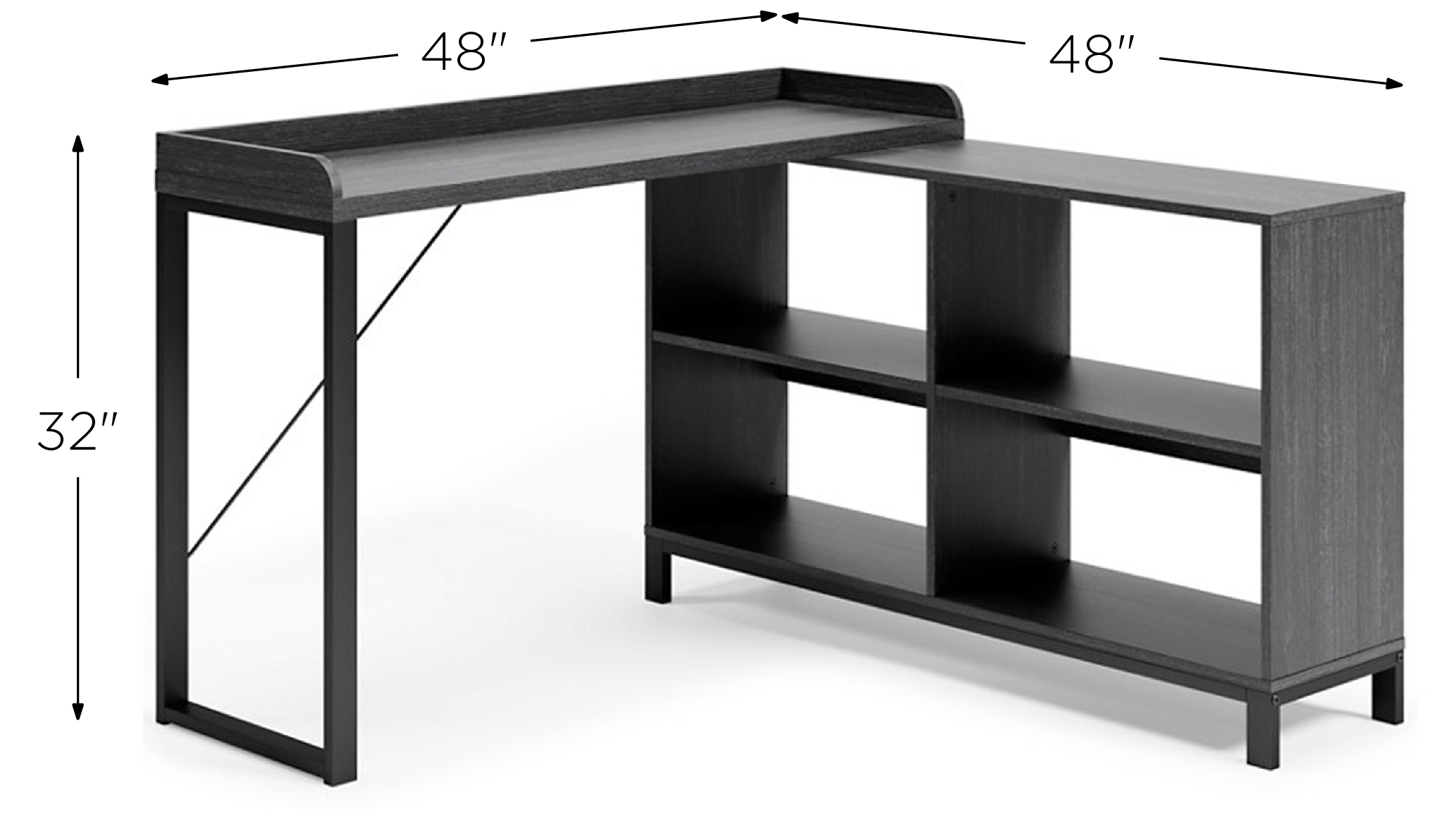 Yarlow Home Office L-Desk | Raymour & Flanigan