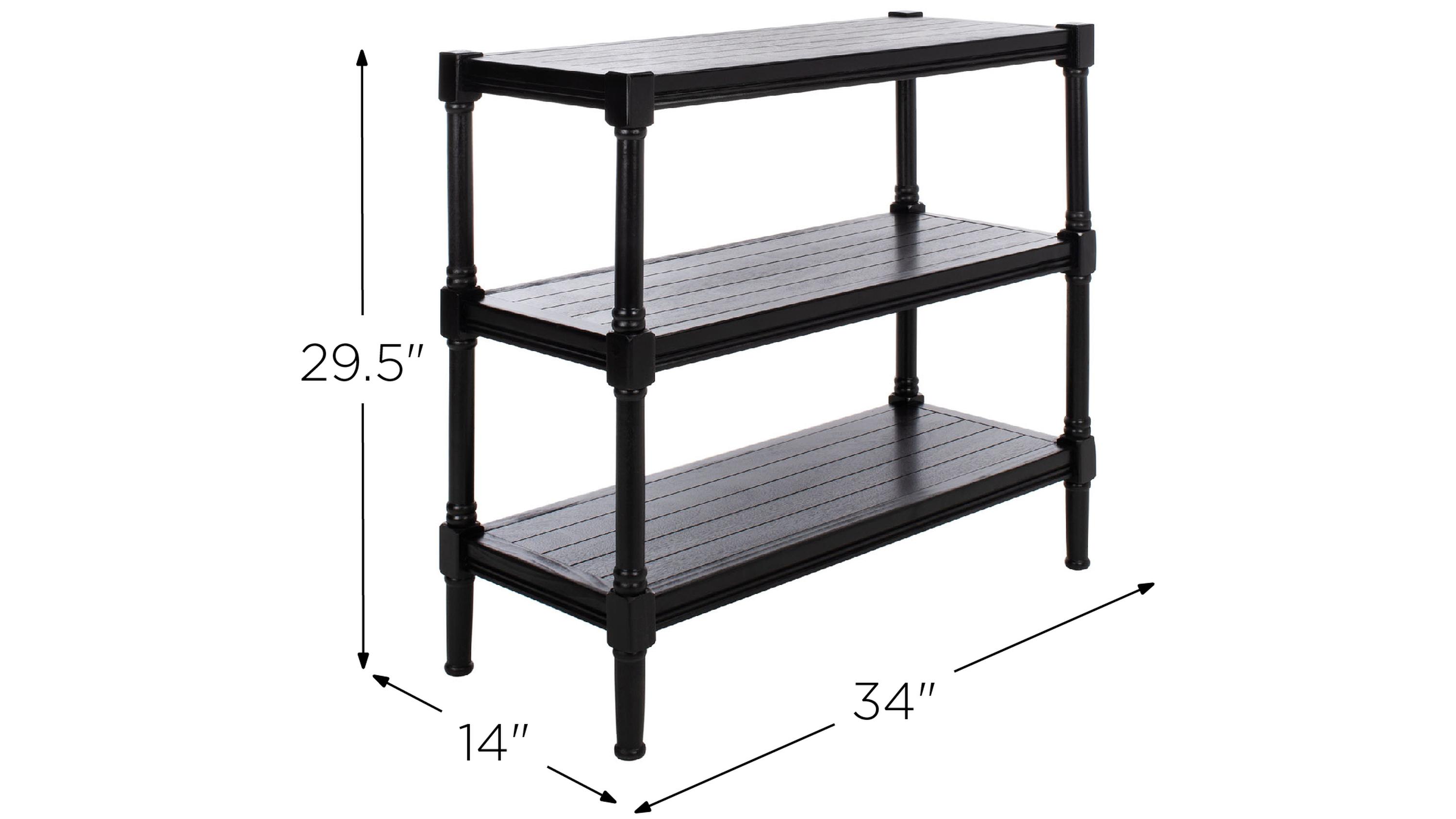 Julian 3 Shelf Console Table | Raymour & Flanigan