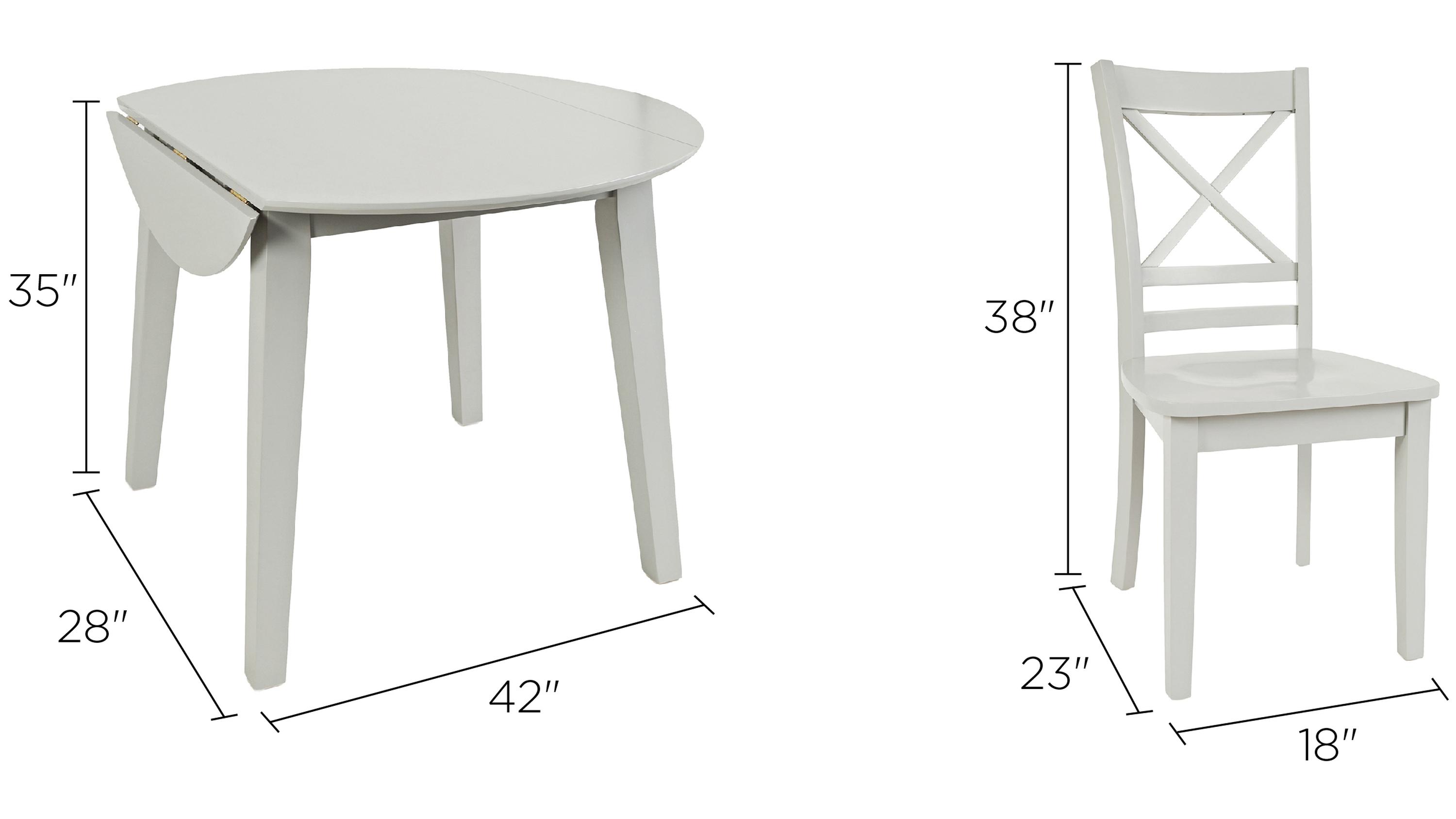 Simplicity 3-pc. Dining Set | Raymour & Flanigan