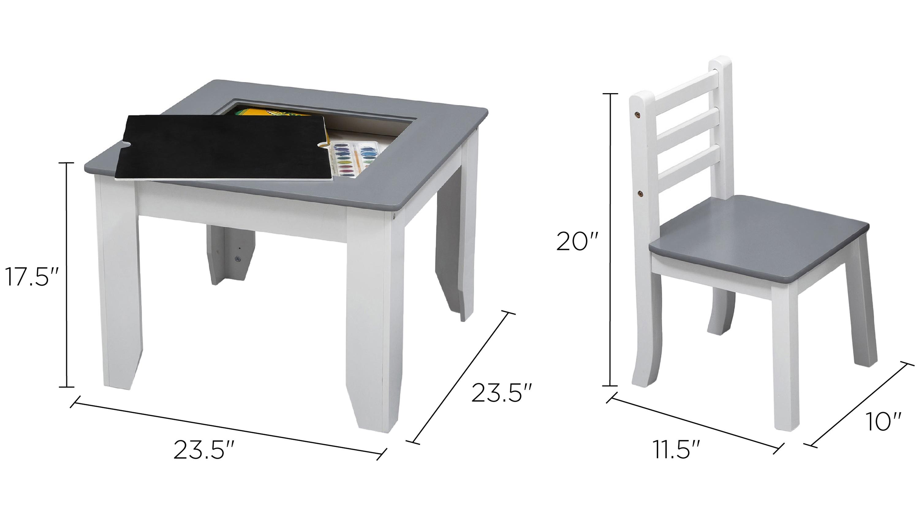 Chelsea Table and Chair Set with Storage by Delta Children | Raymour ...