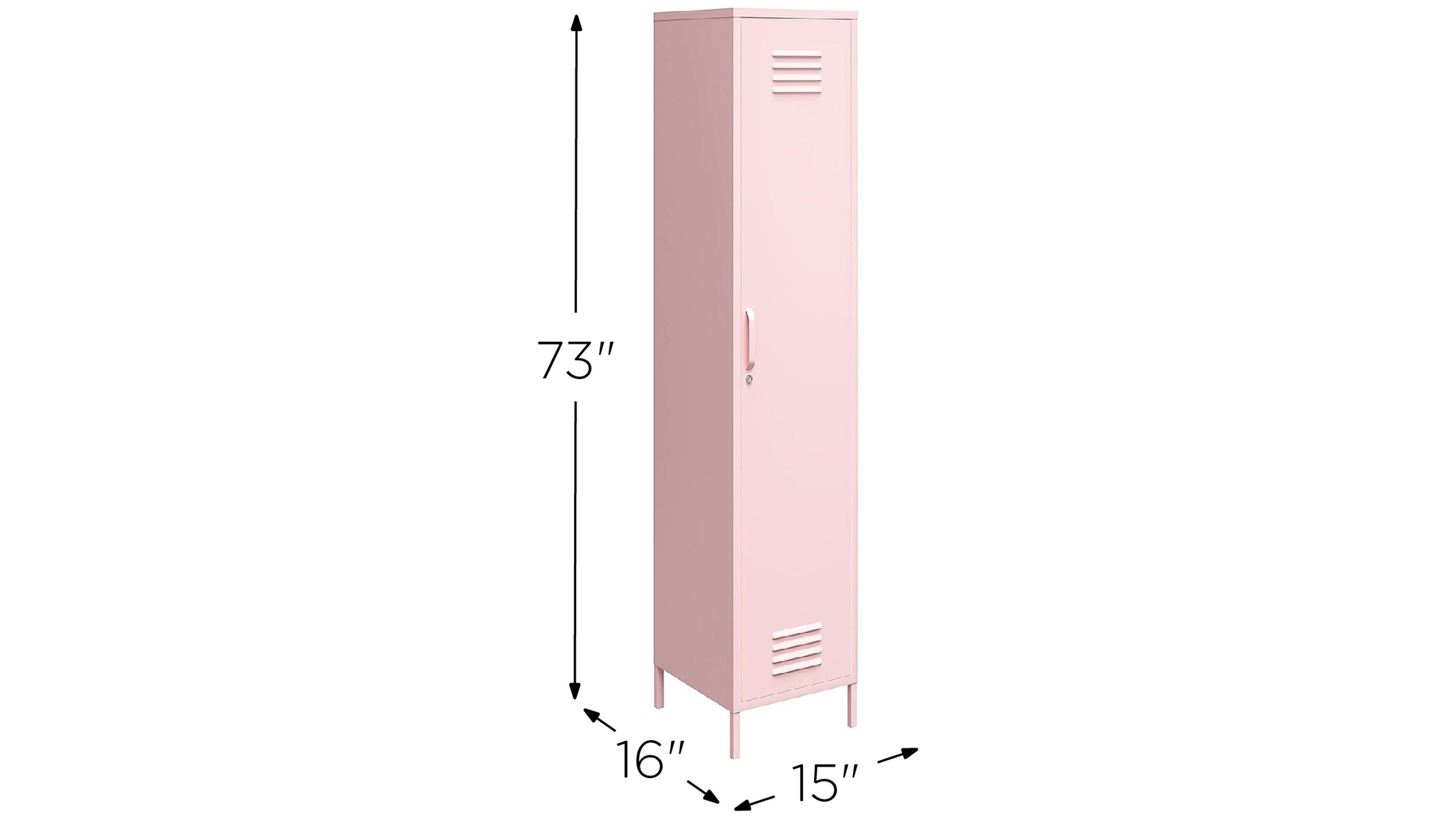 Novogratz Cache Single Metal Locker Storage Cabinet | Raymour & Flanigan