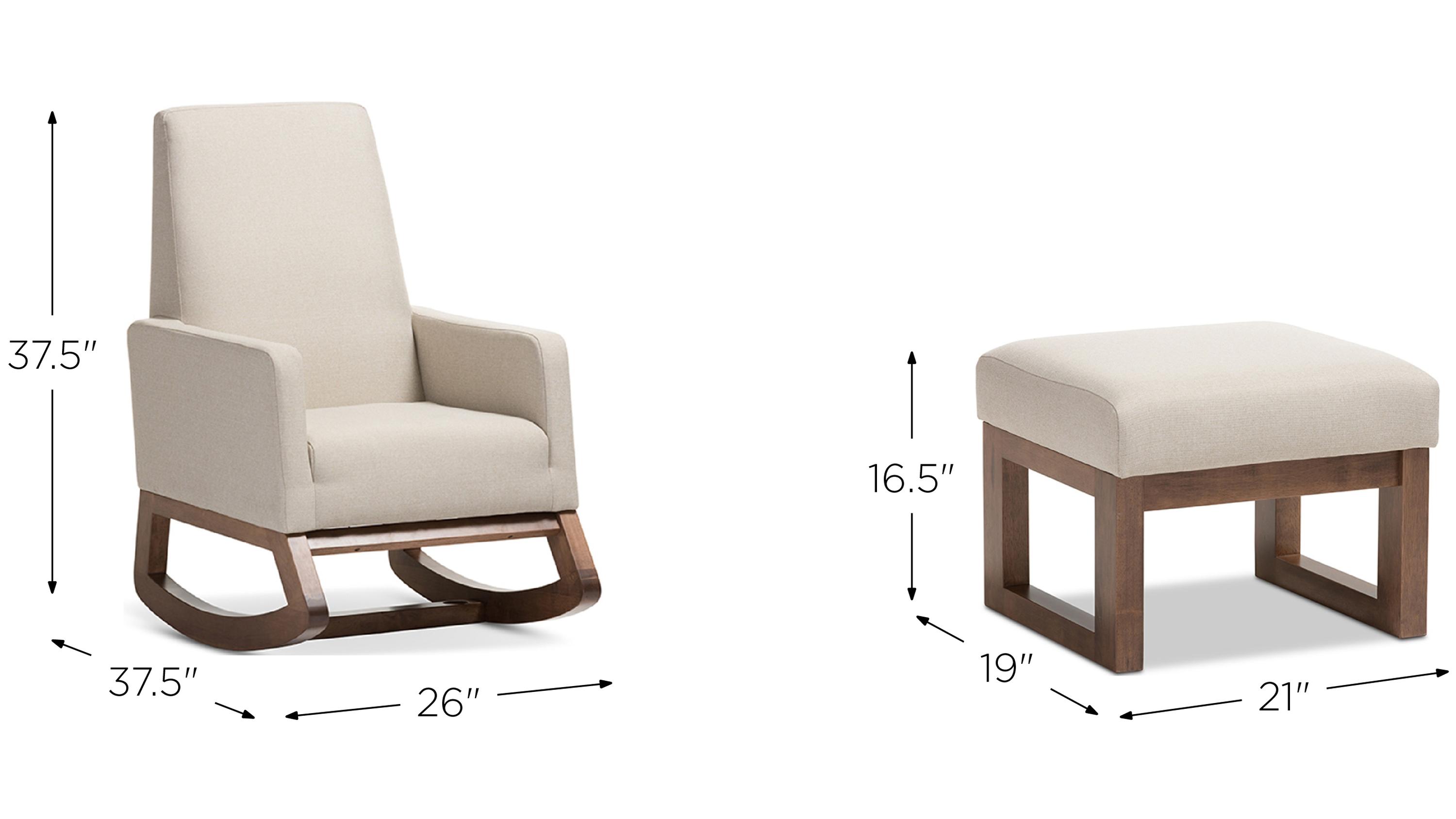 Yashiya Chair and Ottoman Set | Raymour & Flanigan