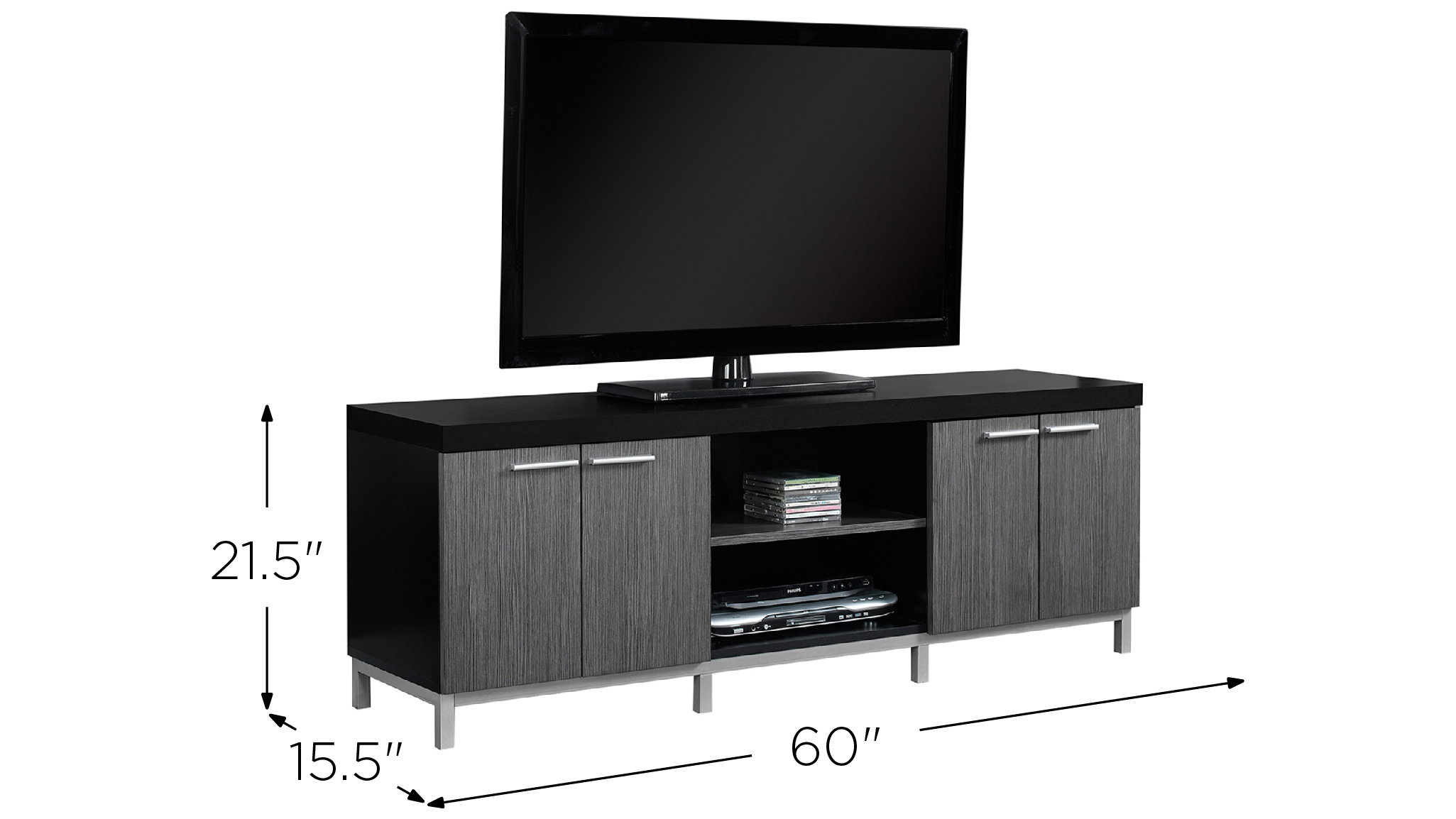 60" Monarch TV Stand | Raymour & Flanigan