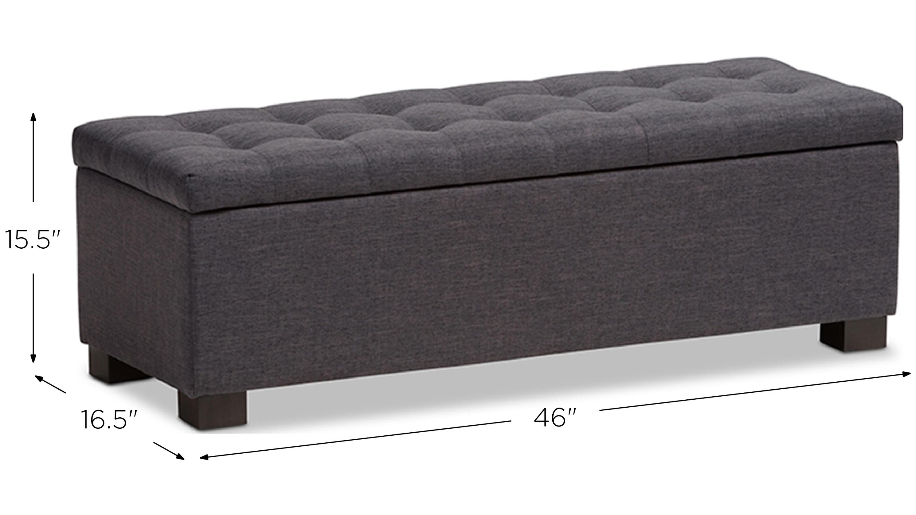 Roanoke Ottoman Bench | Raymour & Flanigan