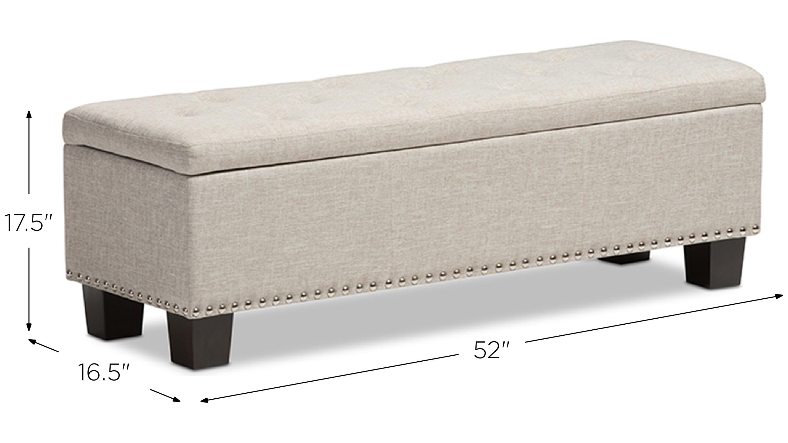 Hannah Storage Ottoman Bench | Raymour & Flanigan