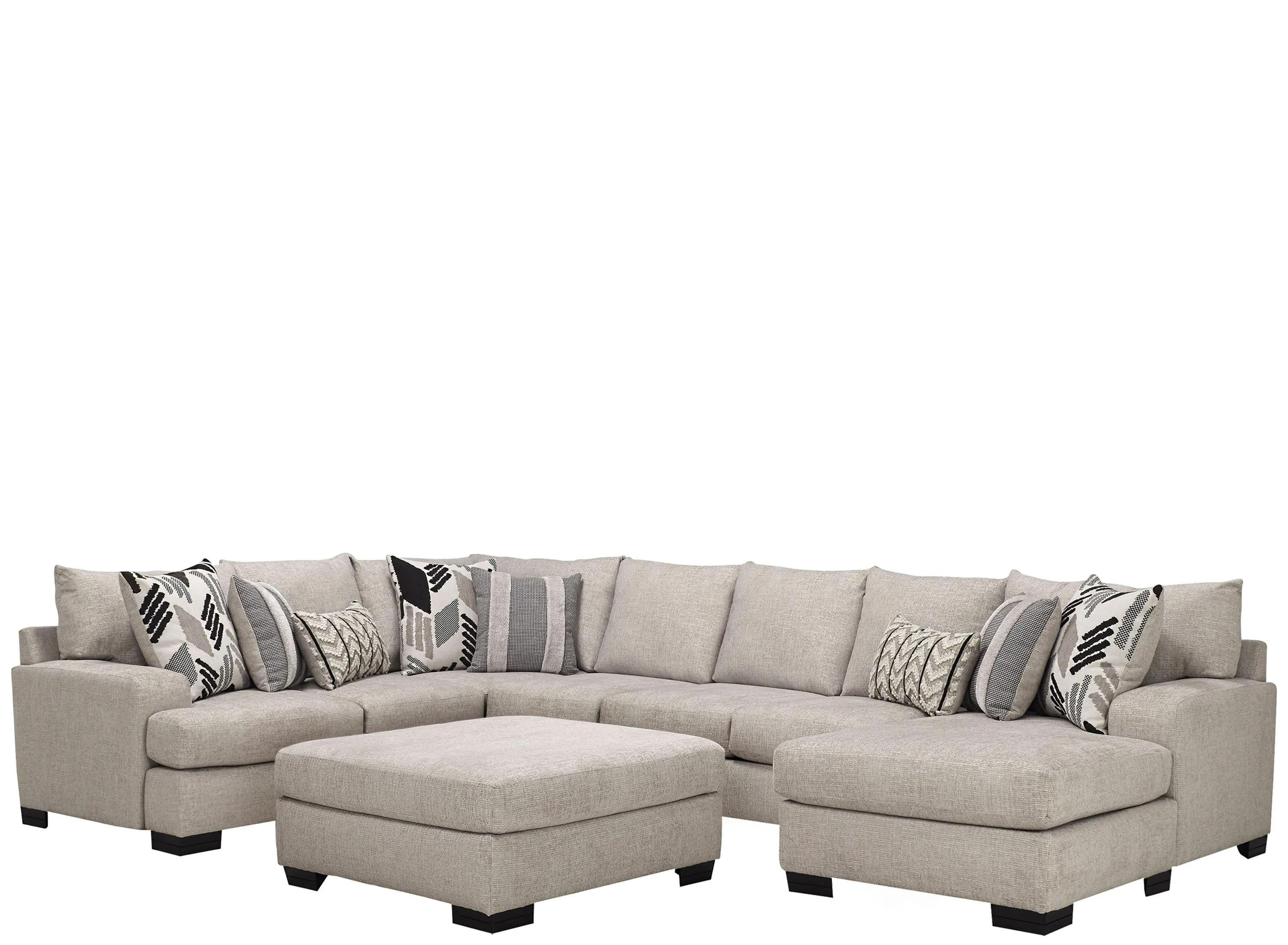 Cooper 5 pc. Sectional w Cocktail Ottoman