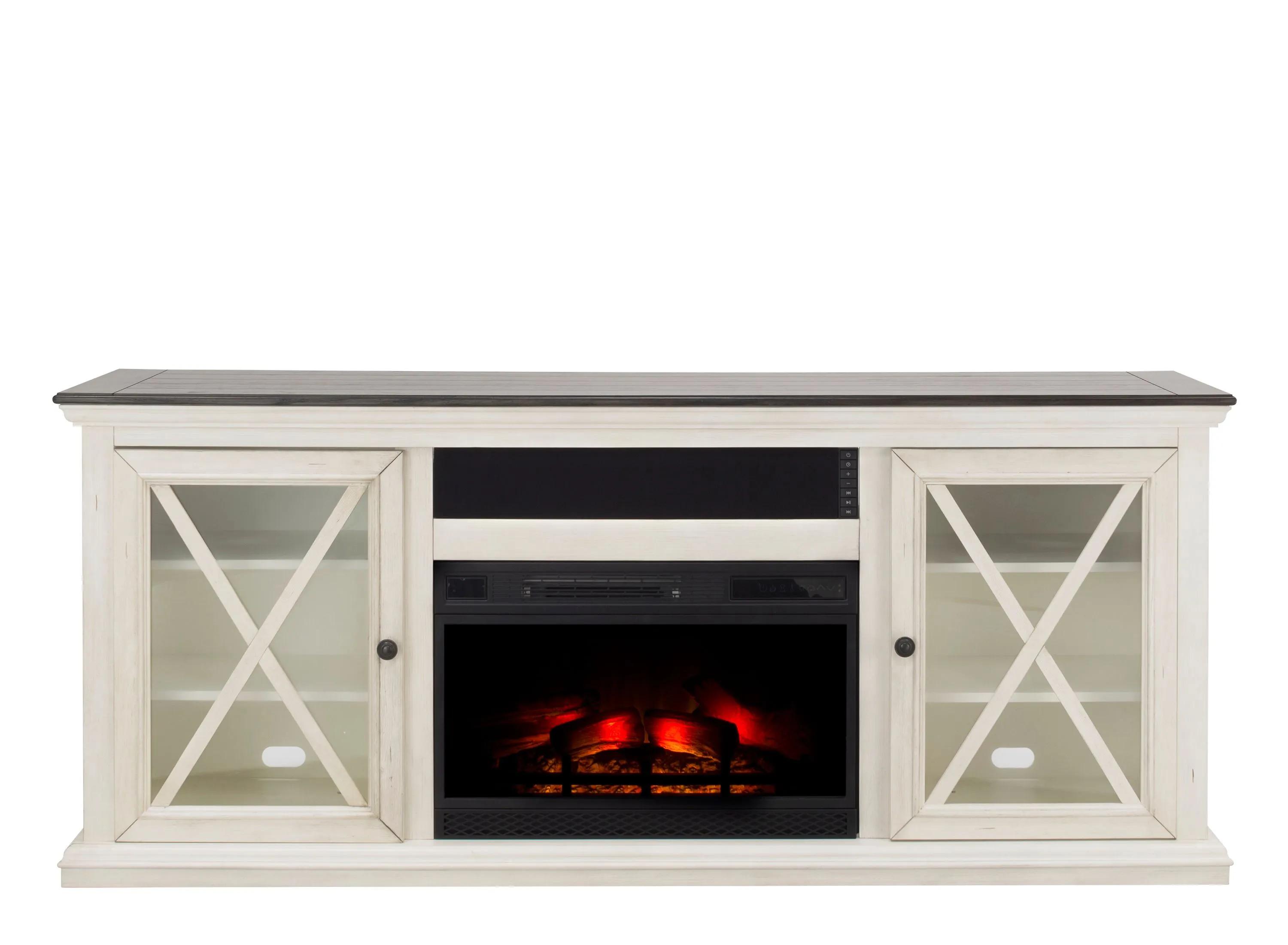 Hadley 72 Media Console w Speakers Raymour Flanigan