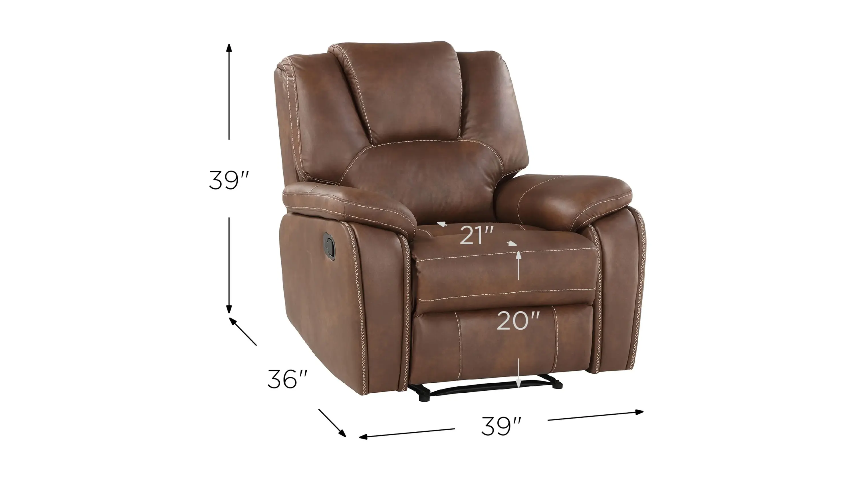 Katrine Manual Recliner | Raymour & Flanigan