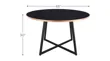 Courtdale 48" Round Dining Table | Raymour & Flanigan