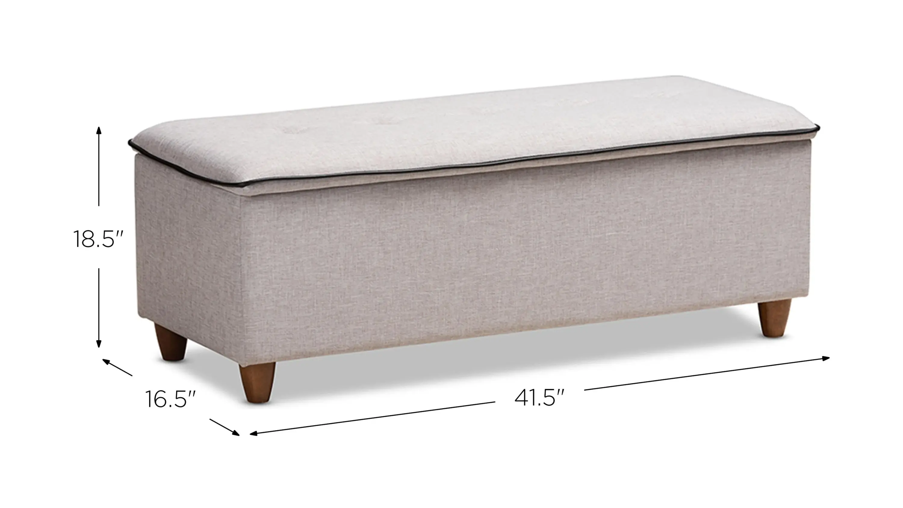 Marlisa Storage Ottoman Bench | Raymour & Flanigan