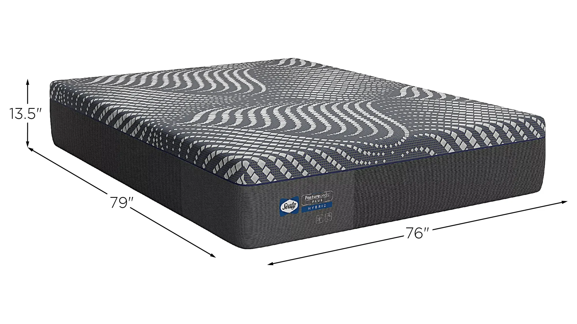 Sealy hybrid plush king store
