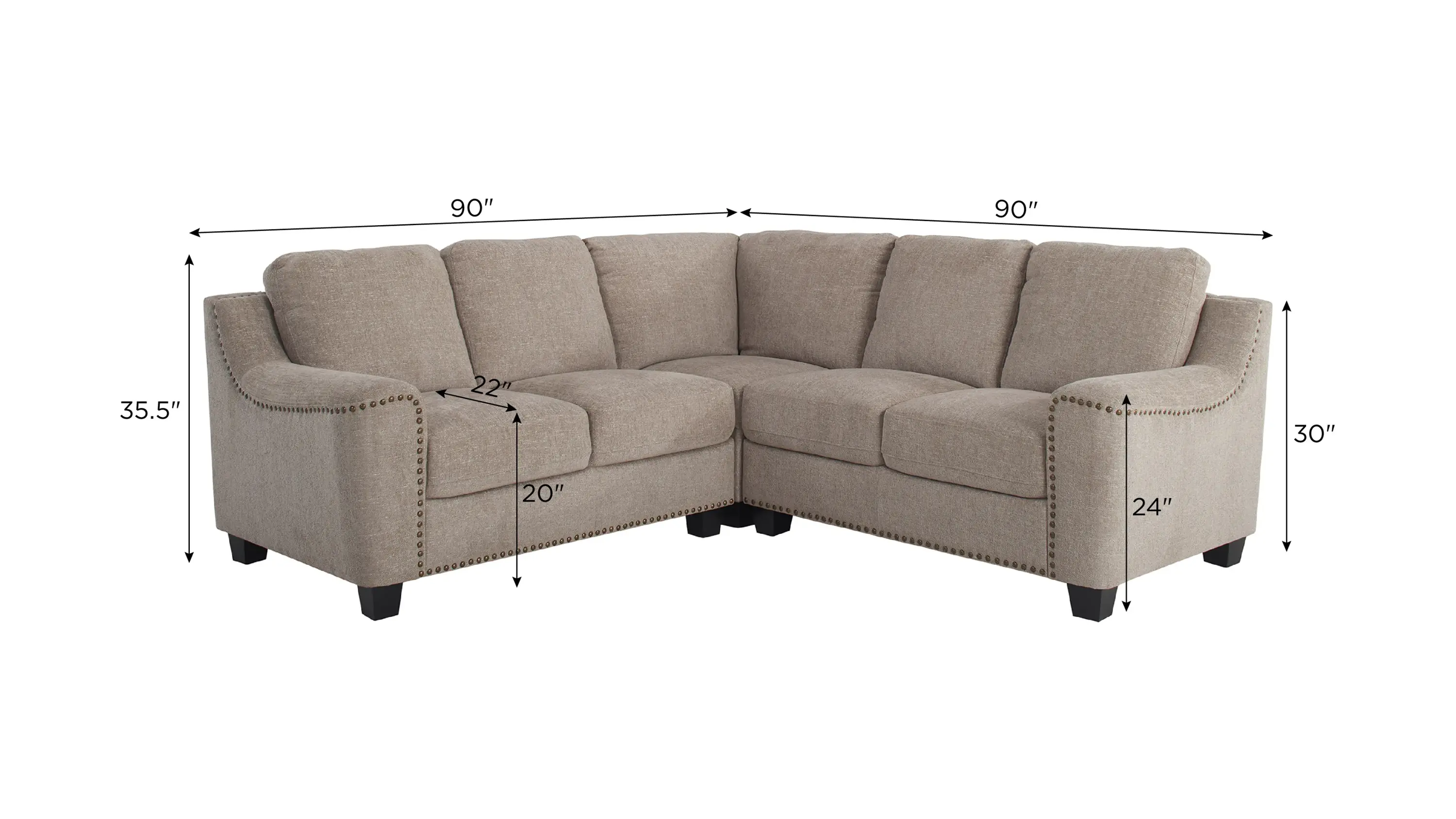 Caravan 3-pc. Sectional | Raymour & Flanigan