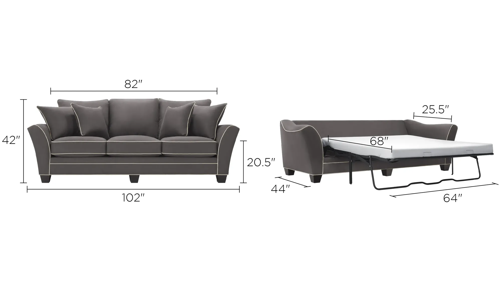 Briarwood Queen Plus Sleeper Sofa