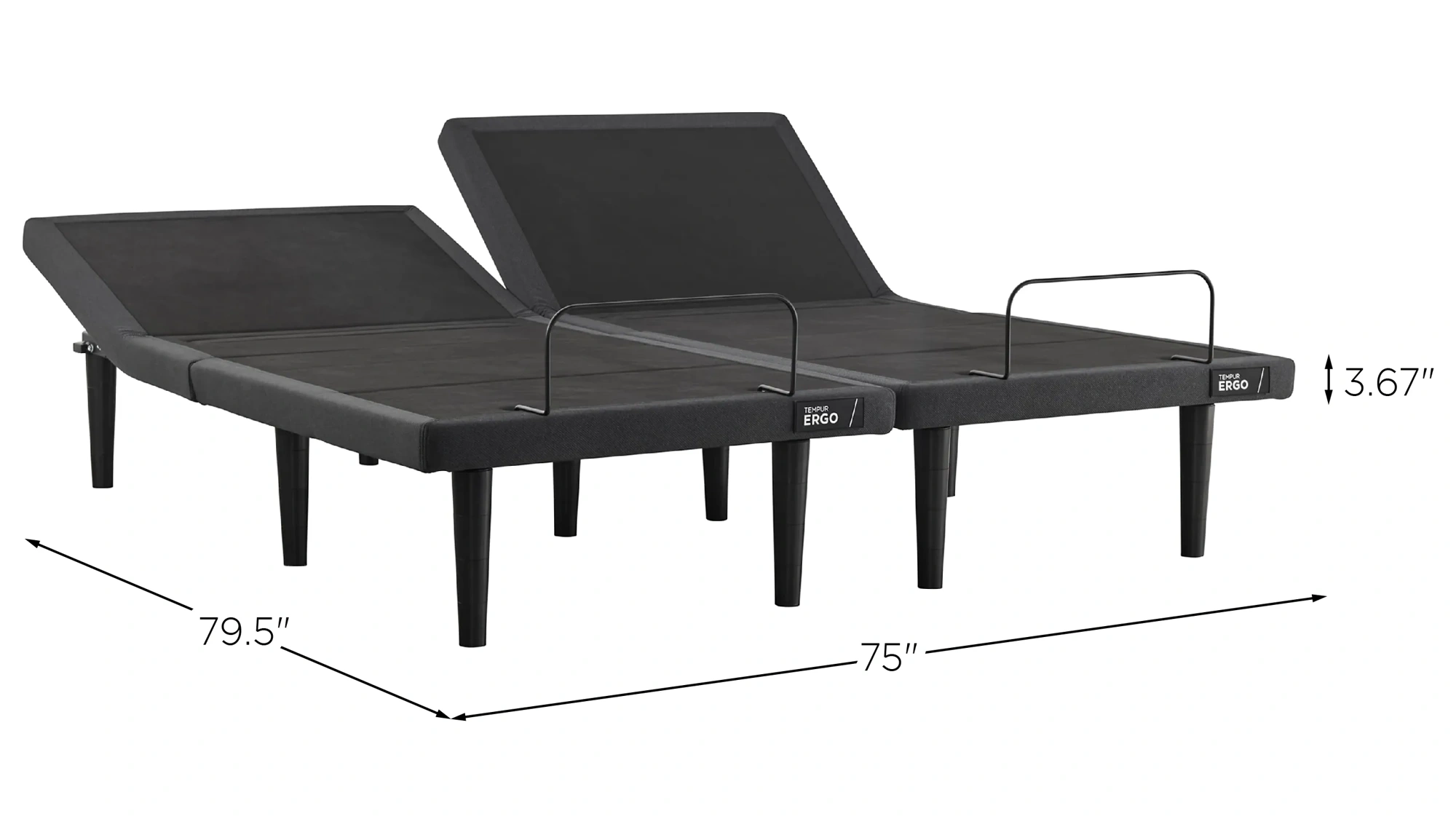 Tempur Ergo 3.0 Split King Adjustable Base Set Raymour Flanigan
