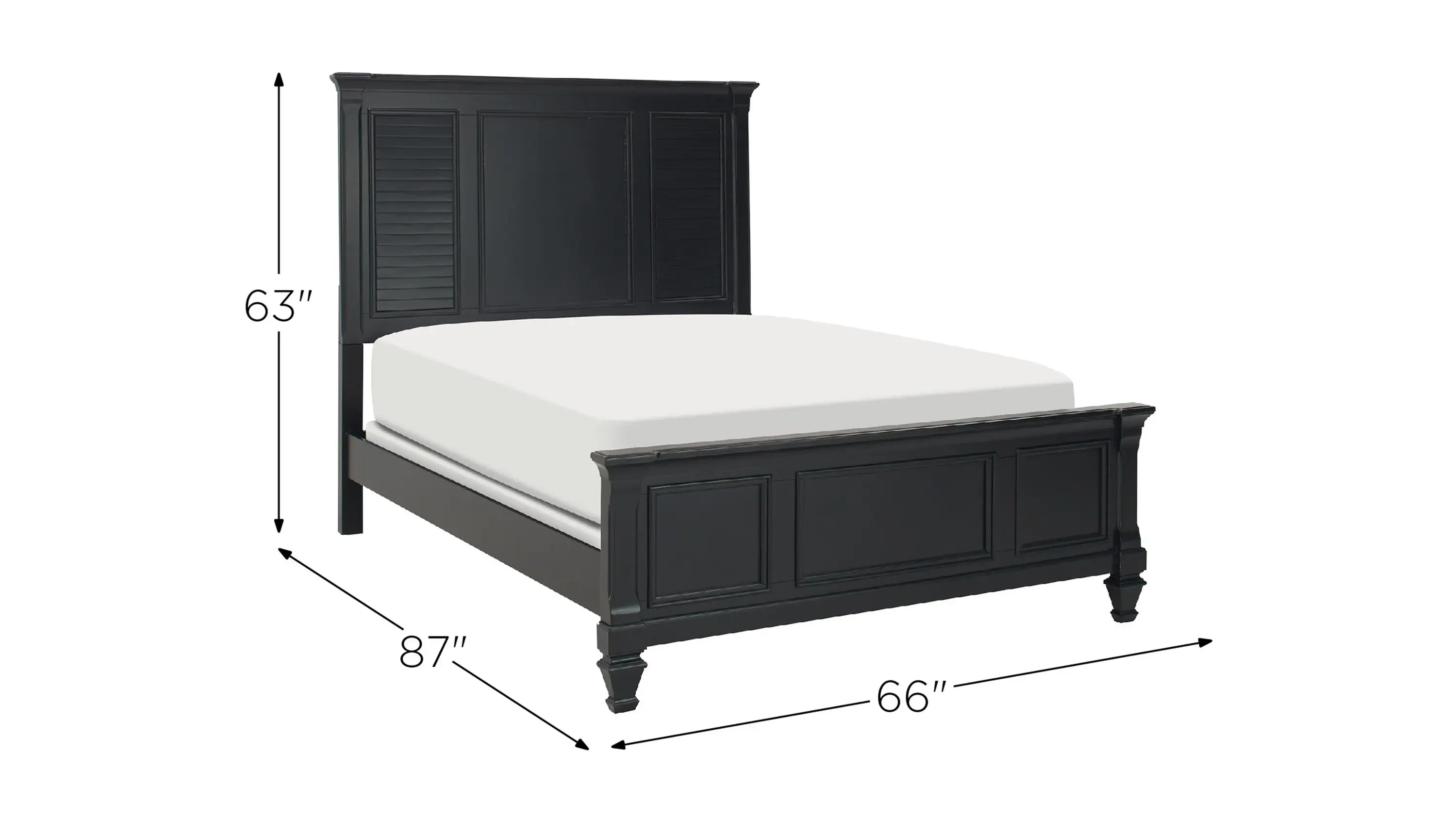 Asher Queen Panel Bed | Raymour & Flanigan