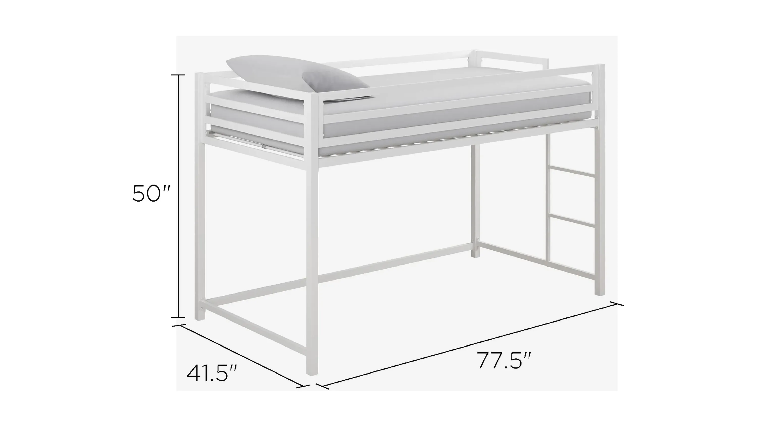 Miles Junior Loft Bed | Raymour & Flanigan