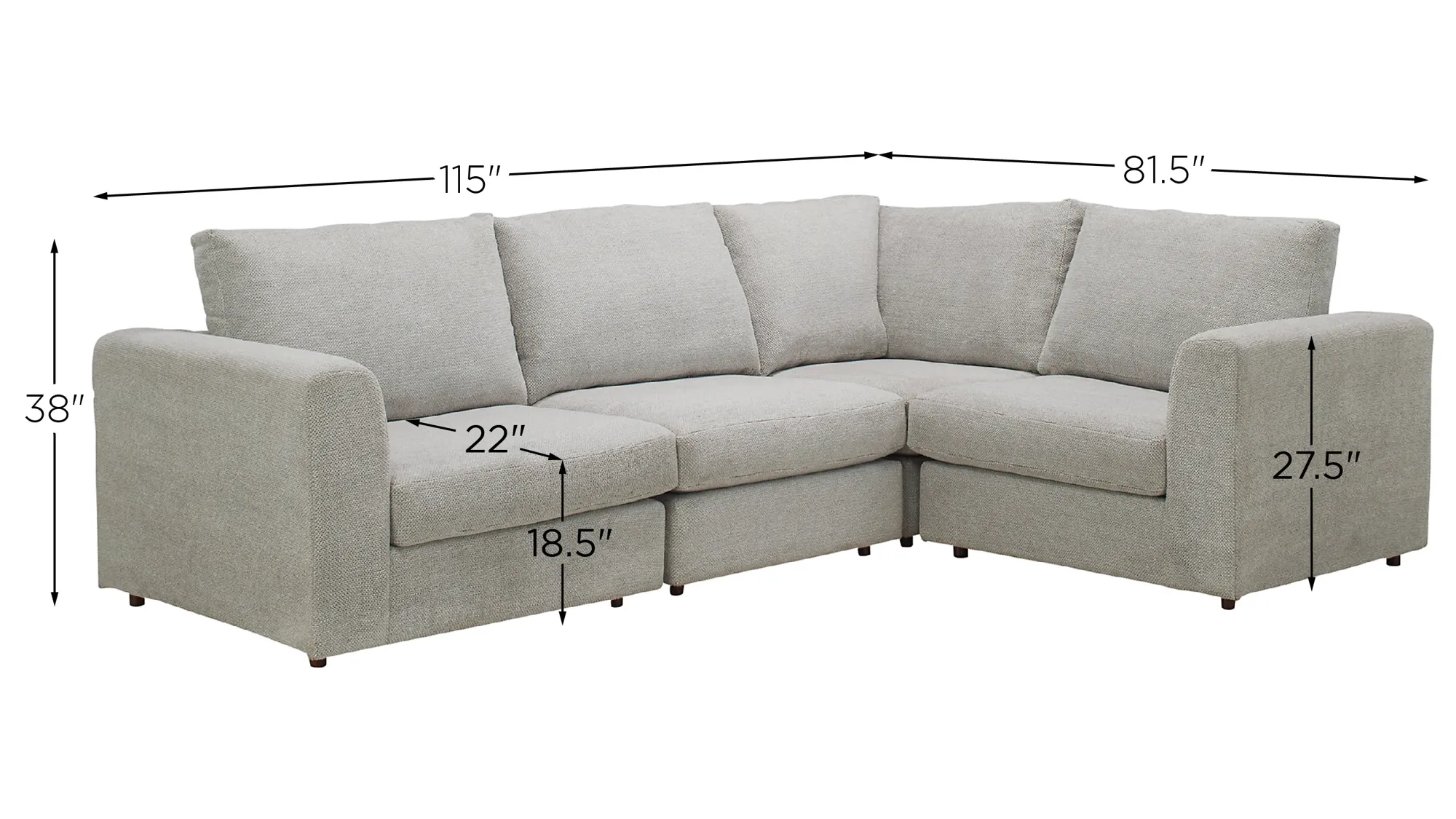 Vimle 4 seat sofa store
