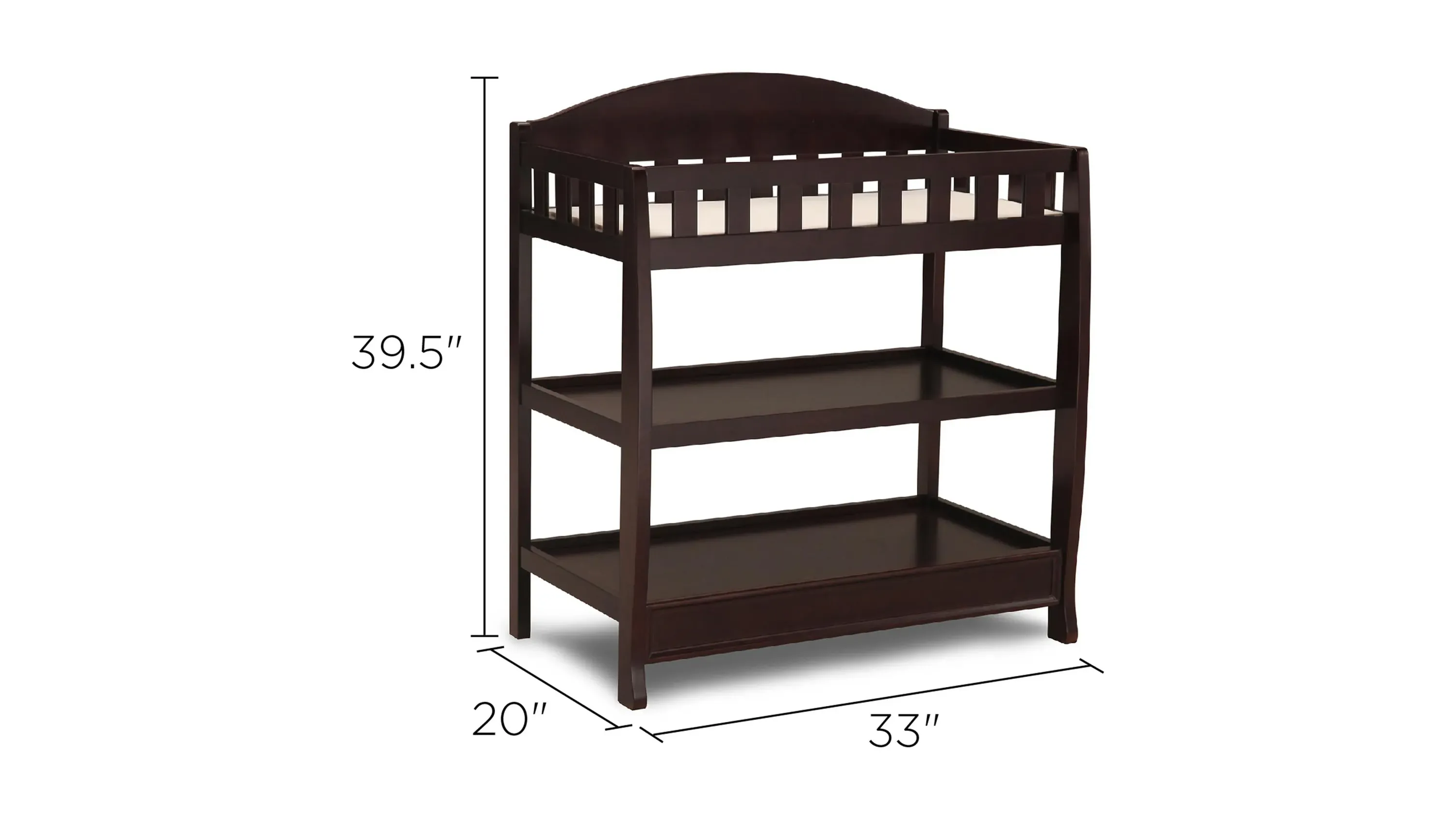 Wilmington Infant Changing Table with Pad by Delta Children | Raymour ...
