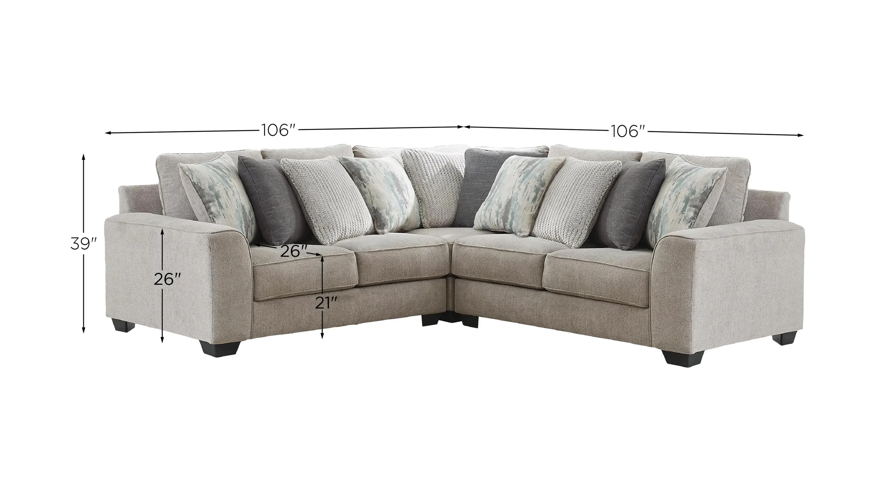 Ardsley 3-pc. Sectional | Raymour & Flanigan