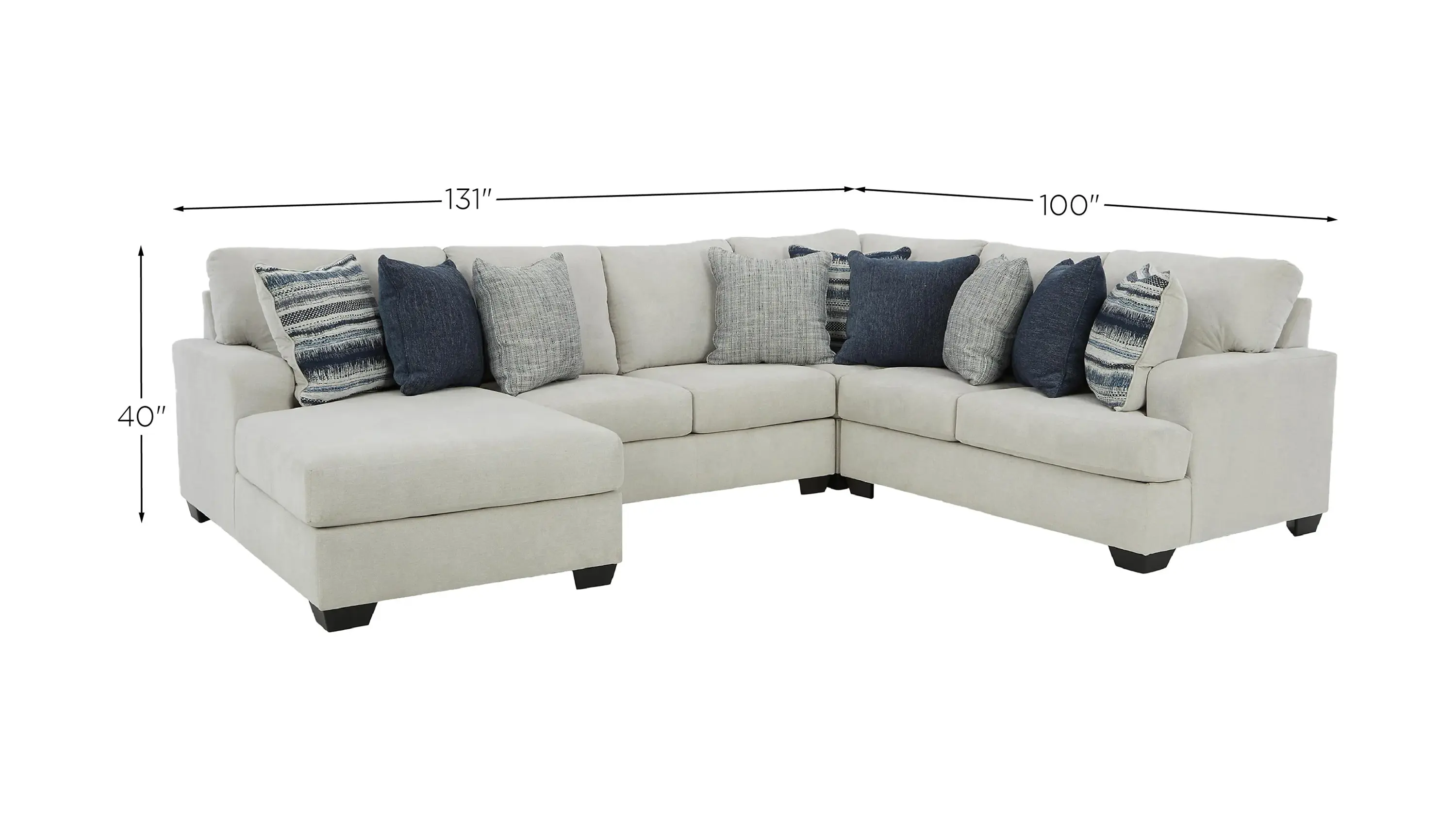 Lowder 4-pc. Sectional with Chaise | Raymour & Flanigan