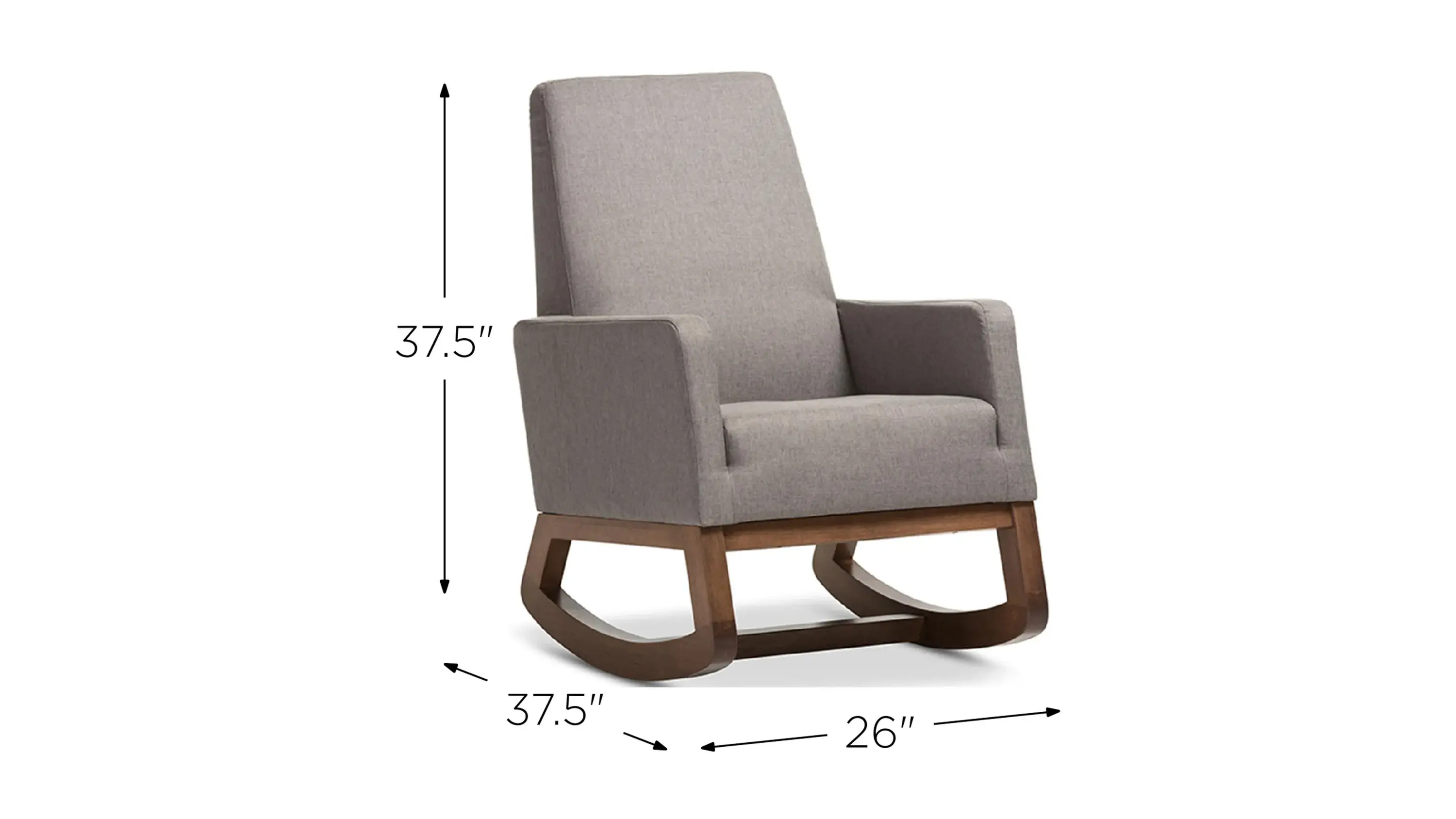 Yashiya Rocking Chair | Raymour & Flanigan