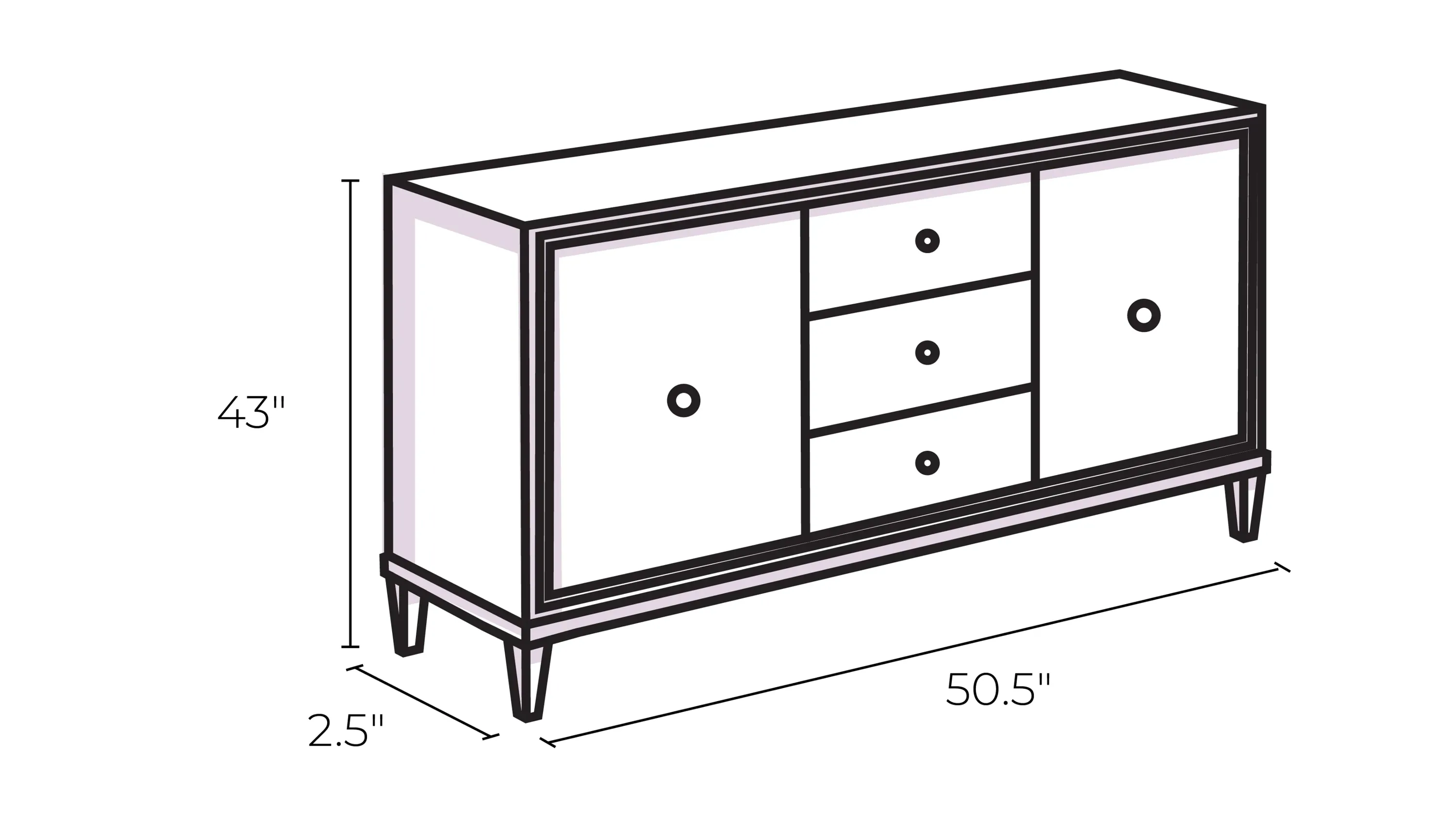 Country Grove Lighted Hutch | Raymour & Flanigan