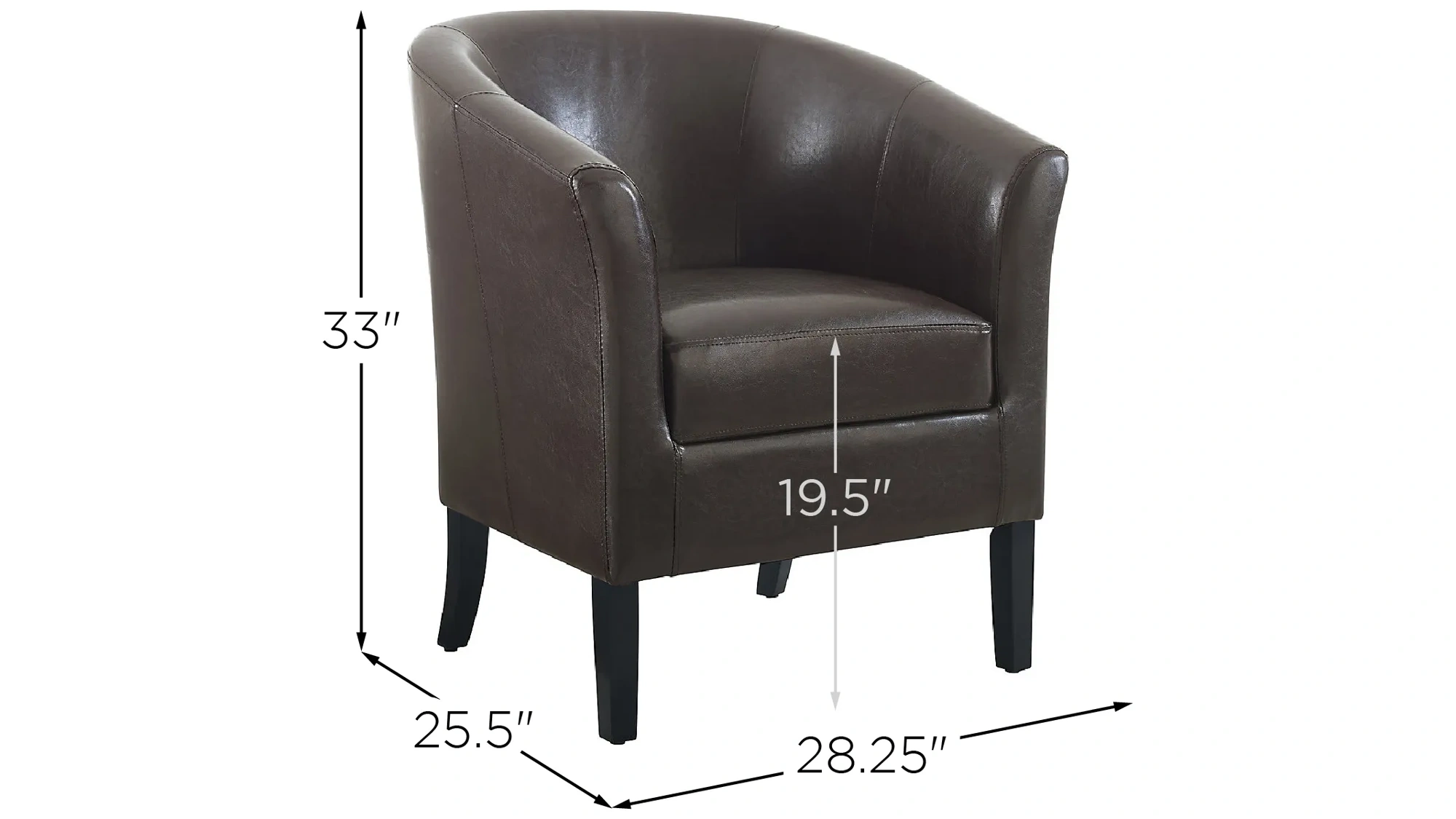 Linon simon club chair store