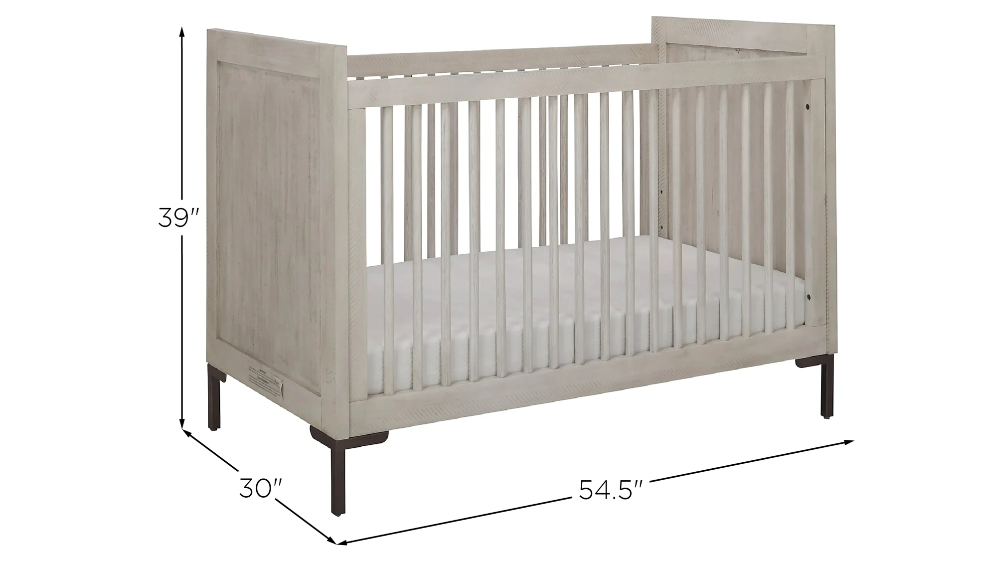 Greyson Convertible Crib with Toddler Rail Raymour Flanigan