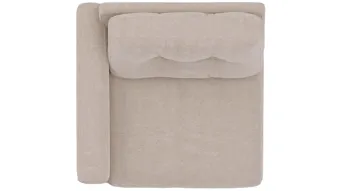 single sofa top view