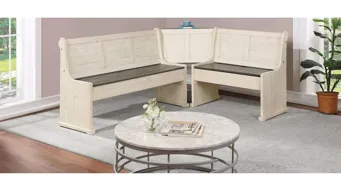 contemporary corner dining set