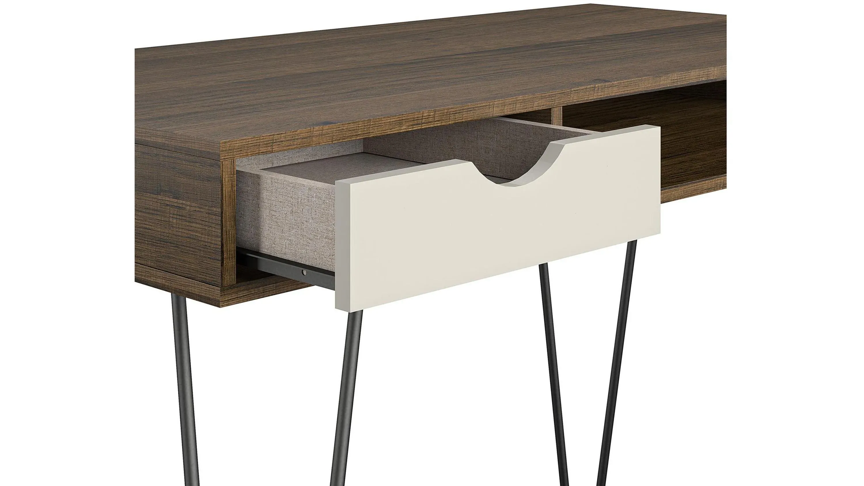 Novogratz Concord Computer Desk with Storage | Raymour & Flanigan