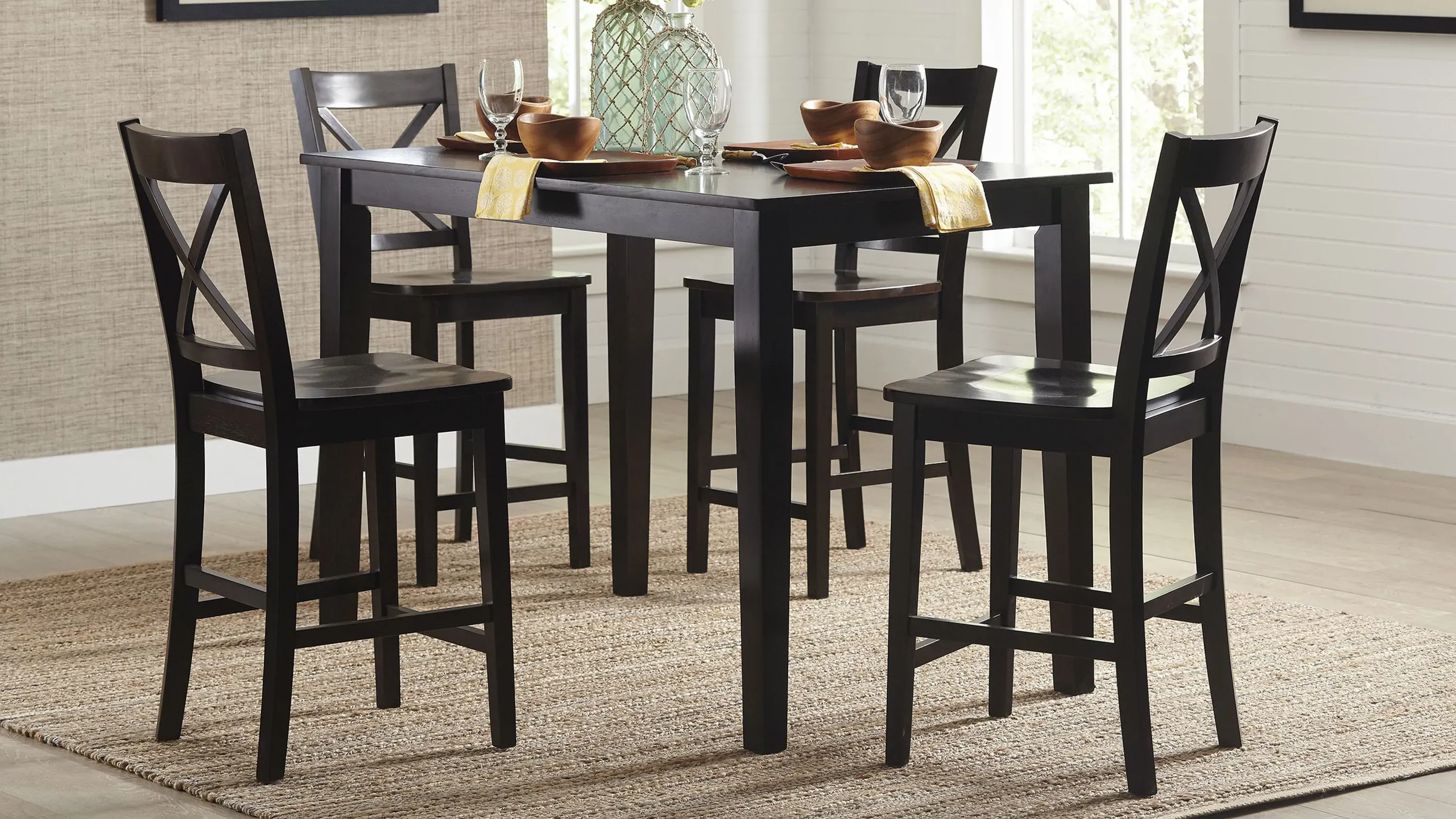 Simplicity 5-pc. Counter-Height Dining Set | Raymour & Flanigan