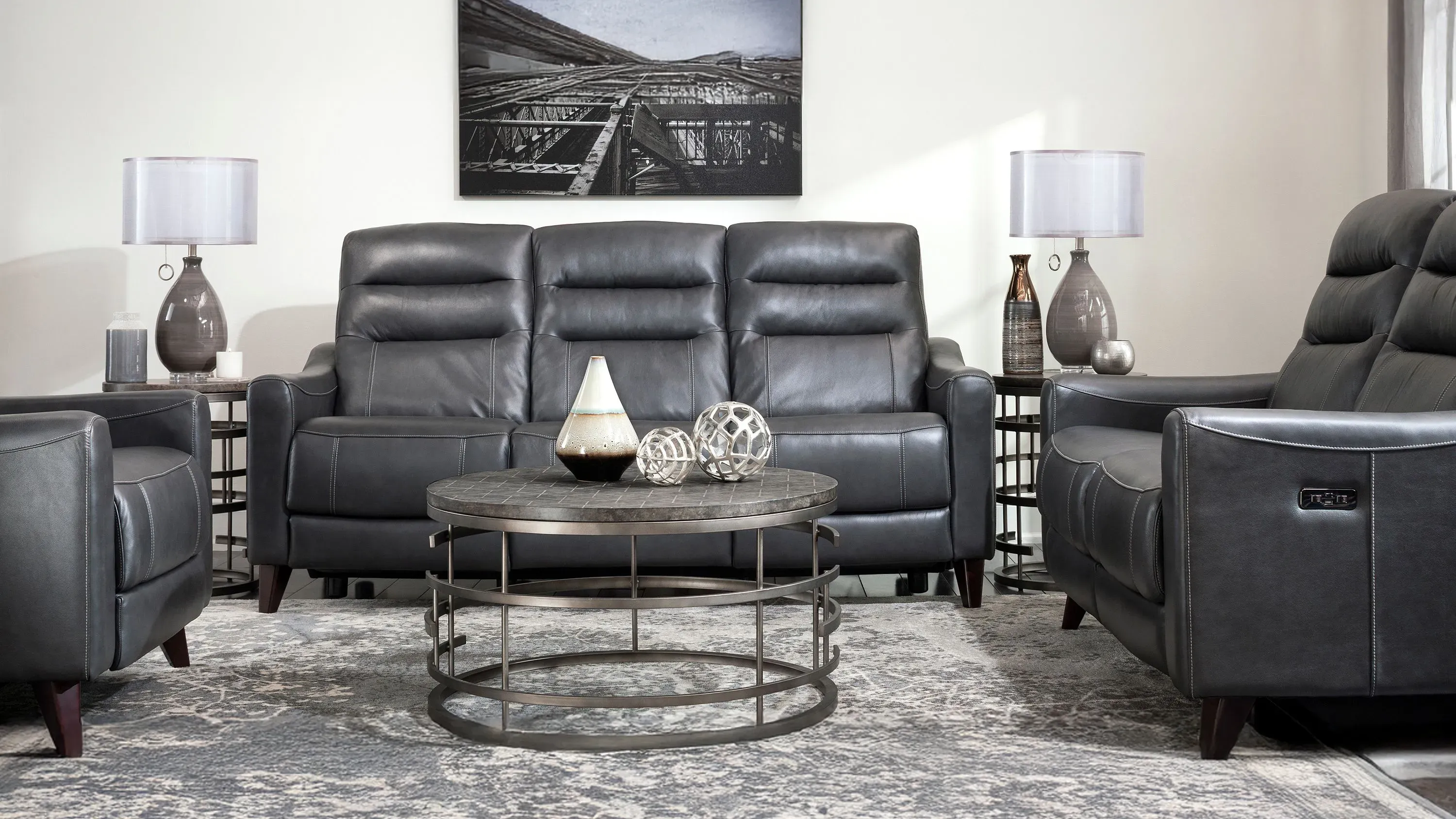 Raymour and flanigan gray couch store