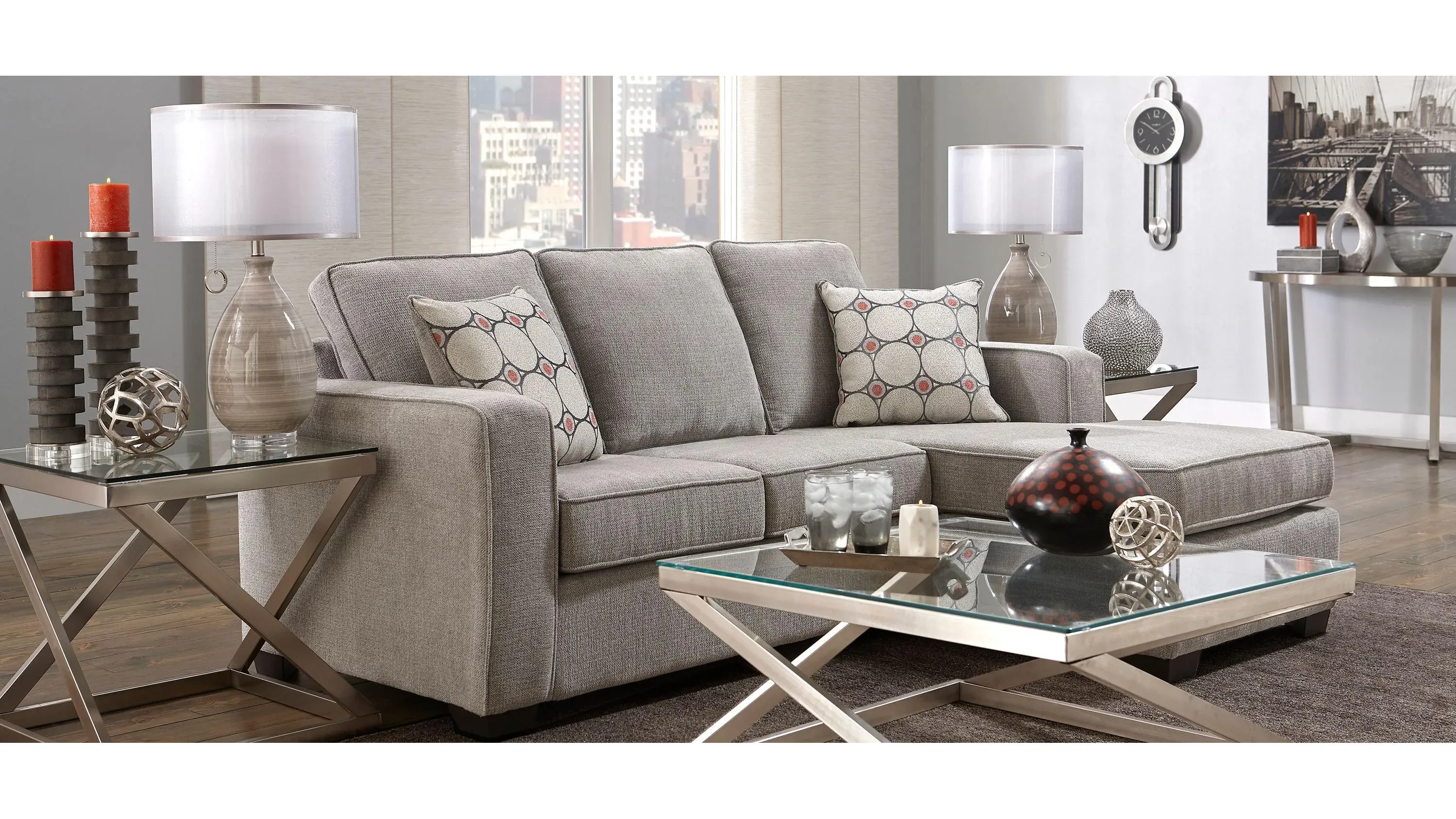 Chaise sofa reversible store
