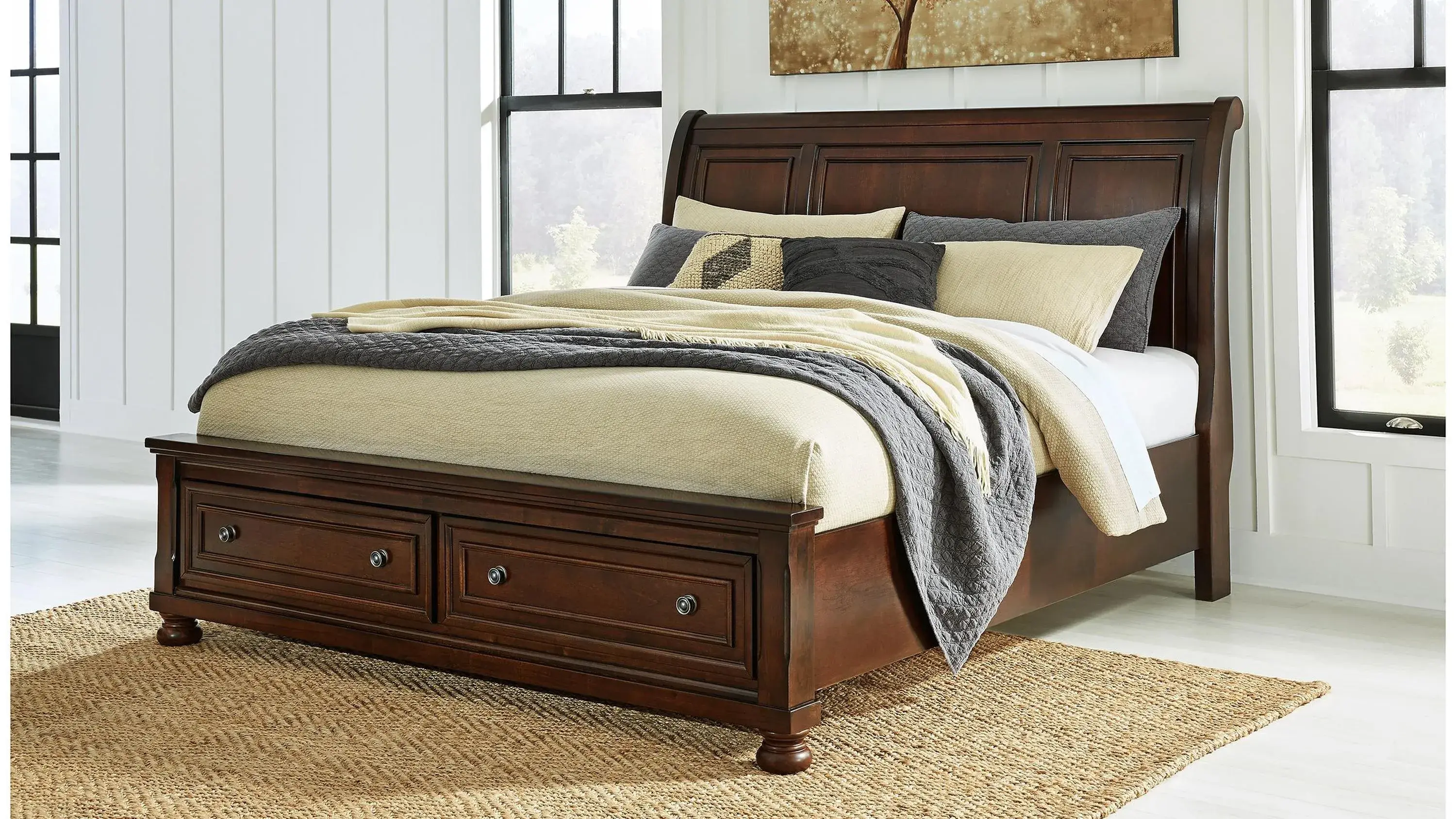 Porter Sleigh Headboard | Raymour & Flanigan