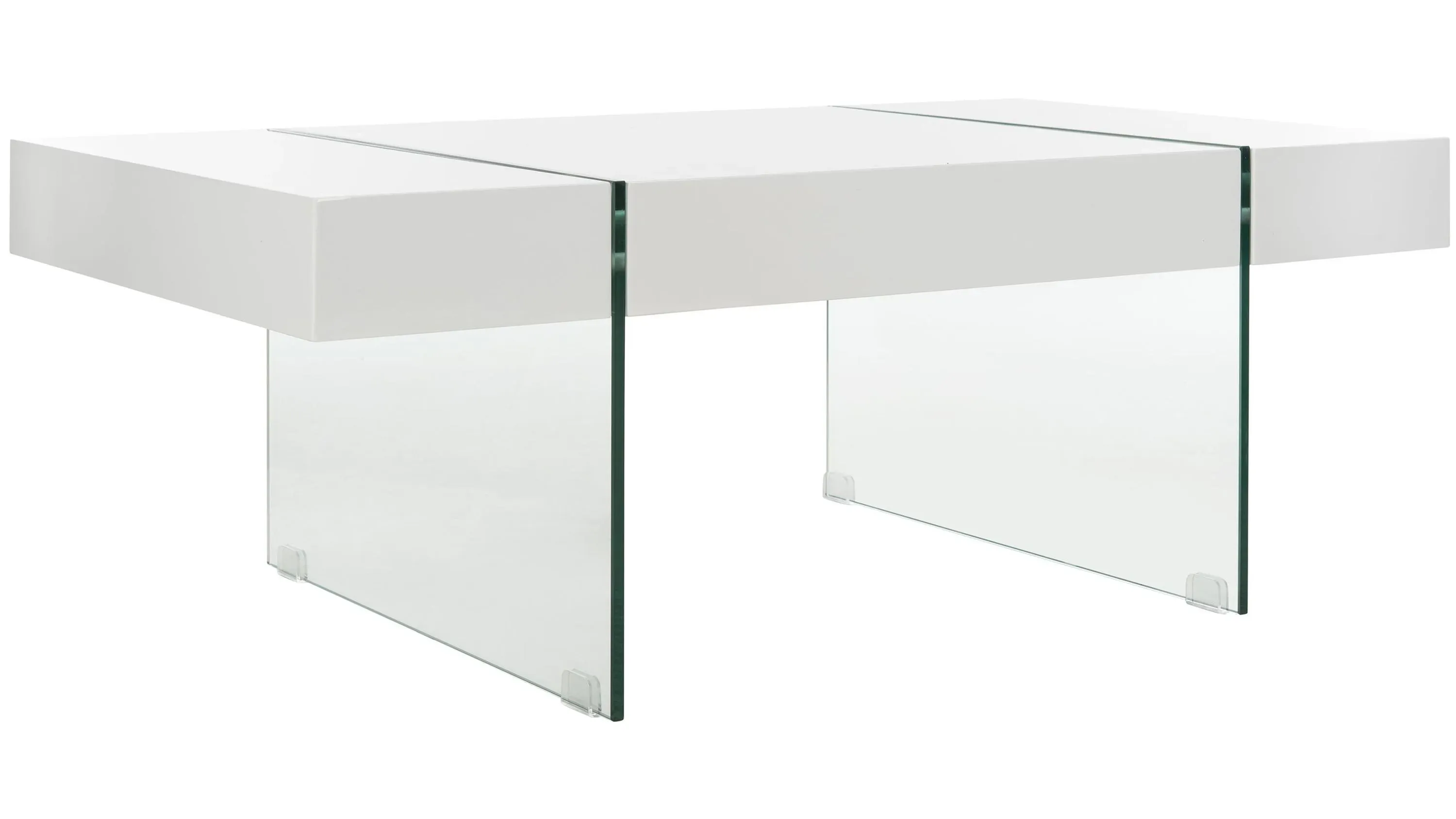 Maris Rectangular Glass Leg Modern Coffee Table | Raymour & Flanigan