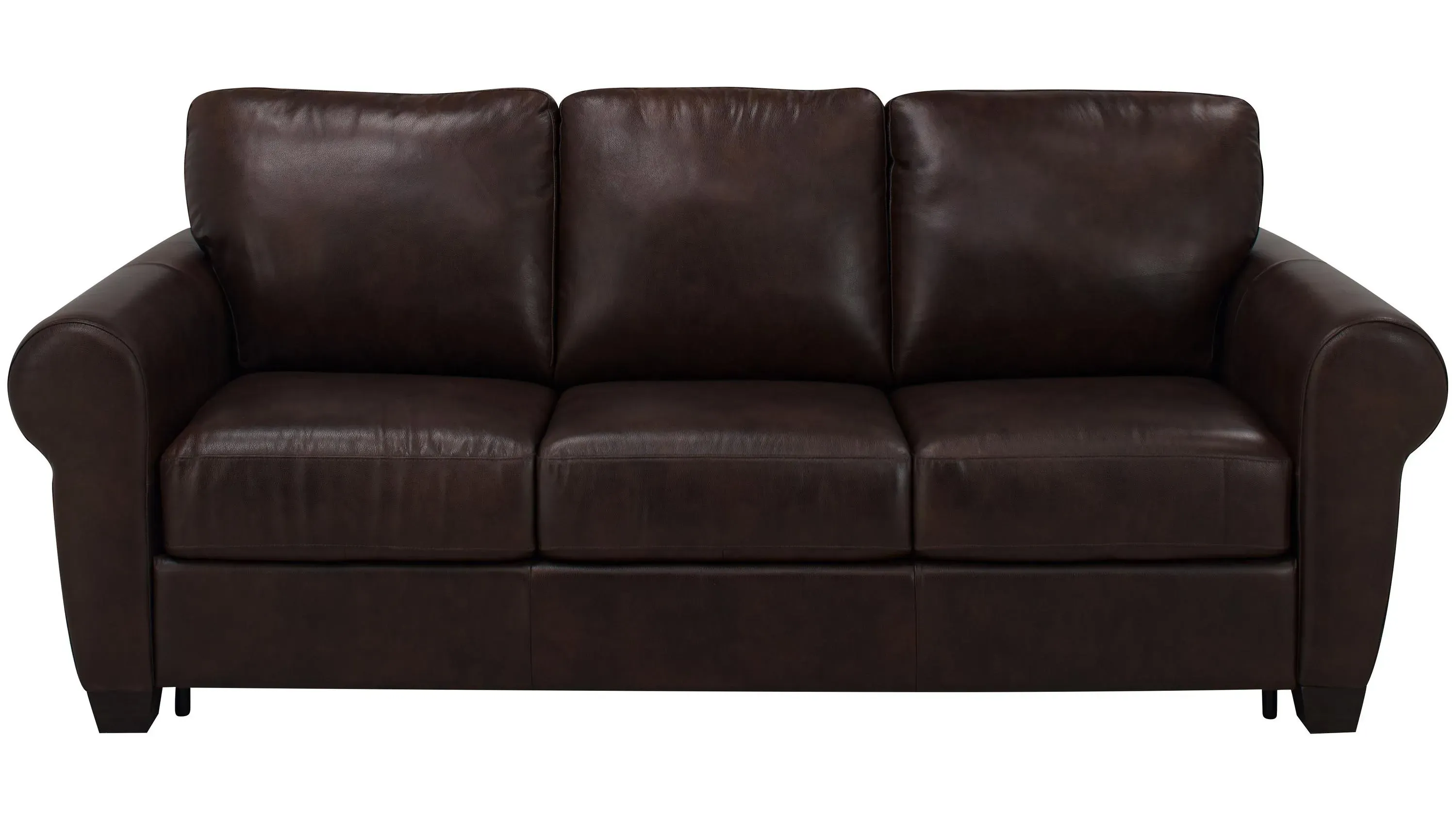 Silver lake garnet top grain leather queen sofa sleeper store