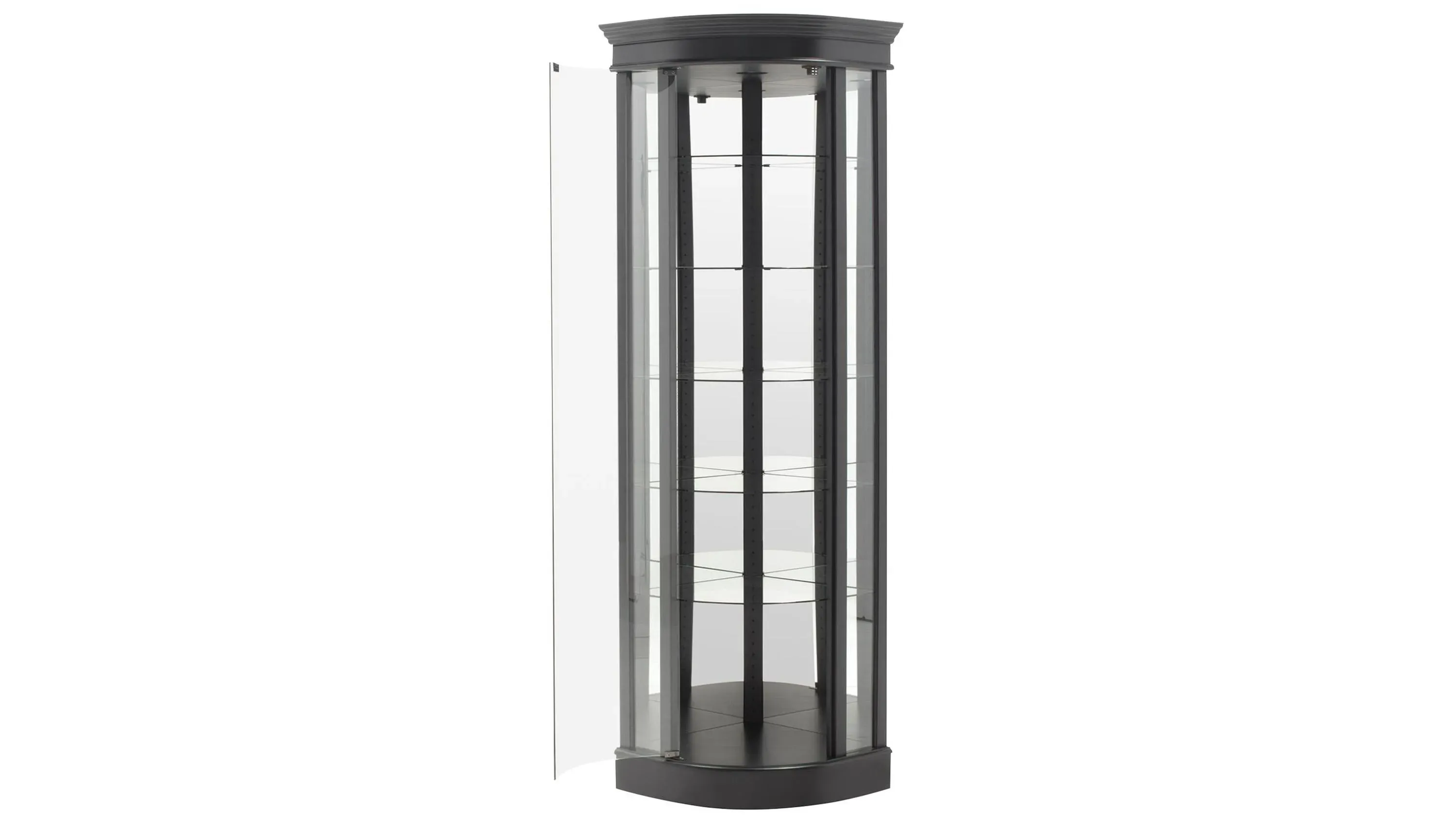 Raymour and flanigan curio cabinets store