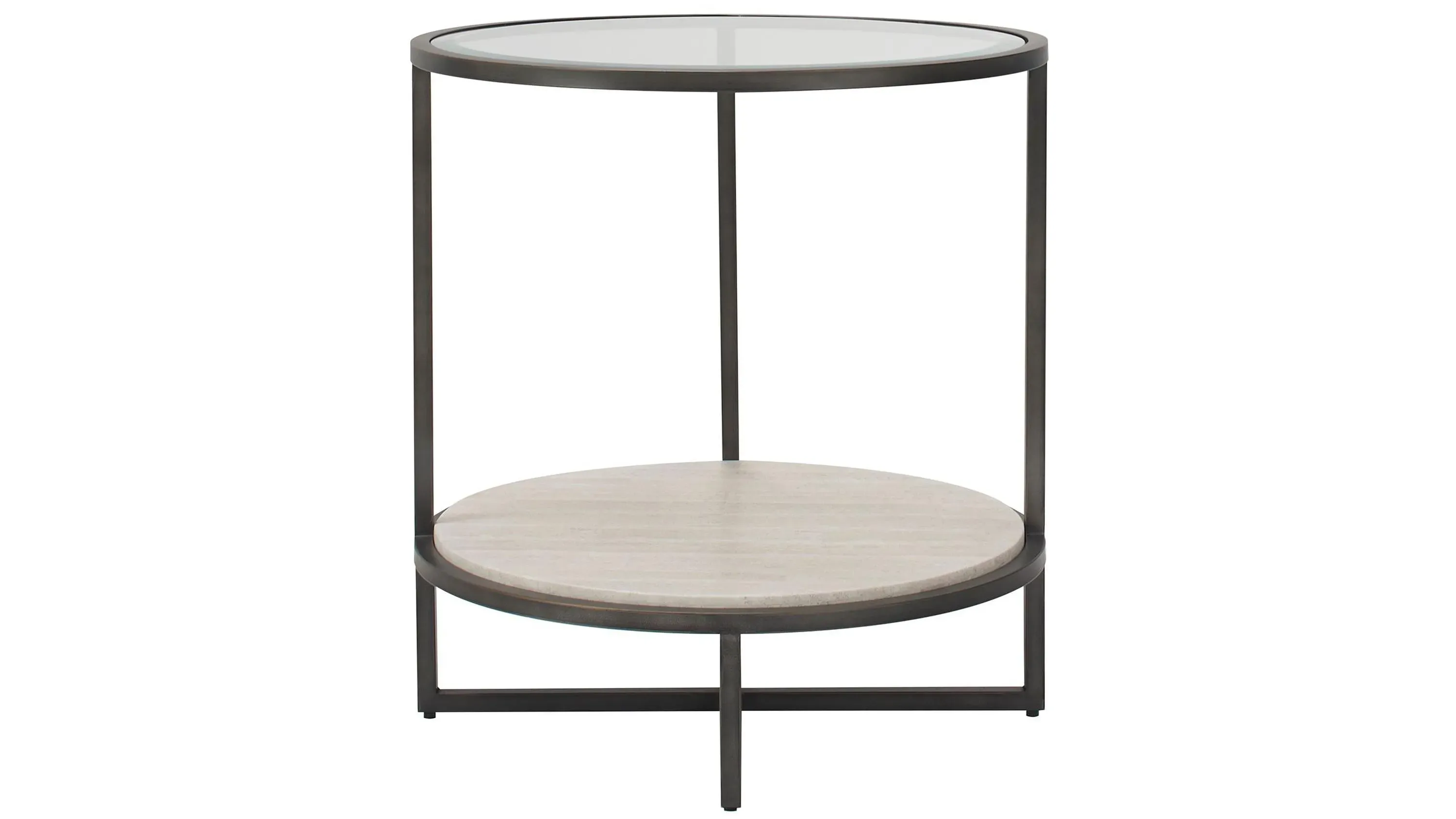 contemporary round side table