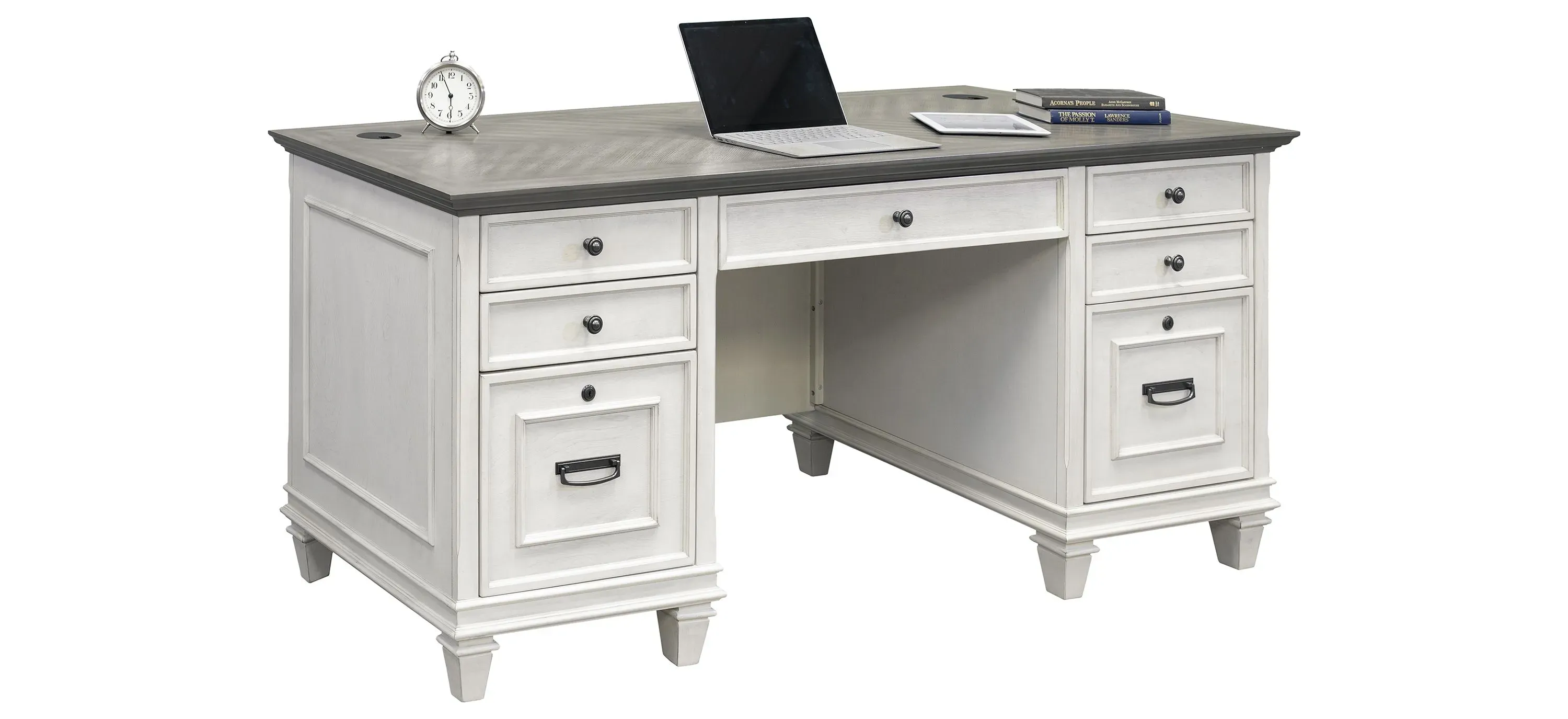 Hartford white l shaped desk store