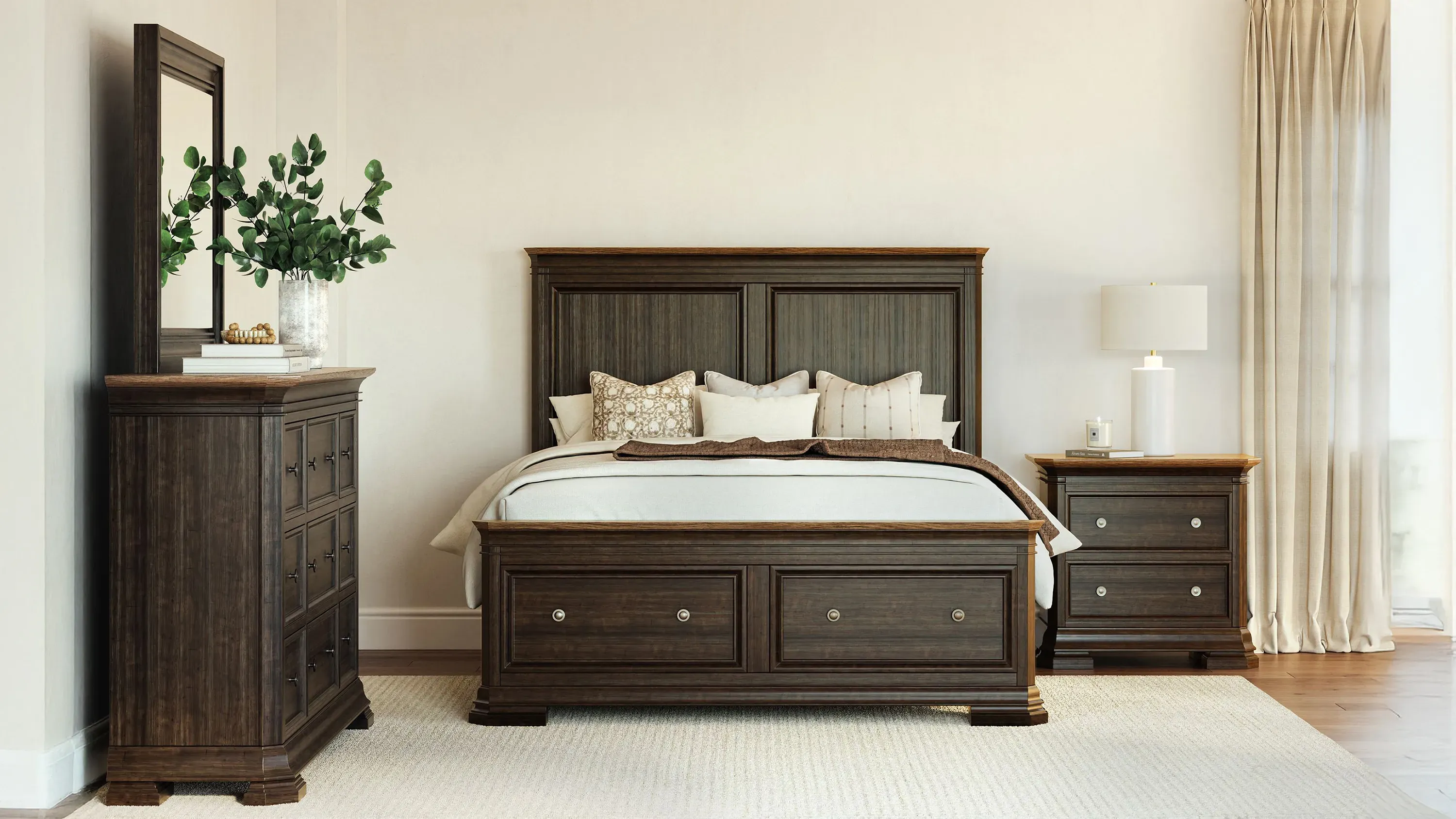 platform bedroom sets king