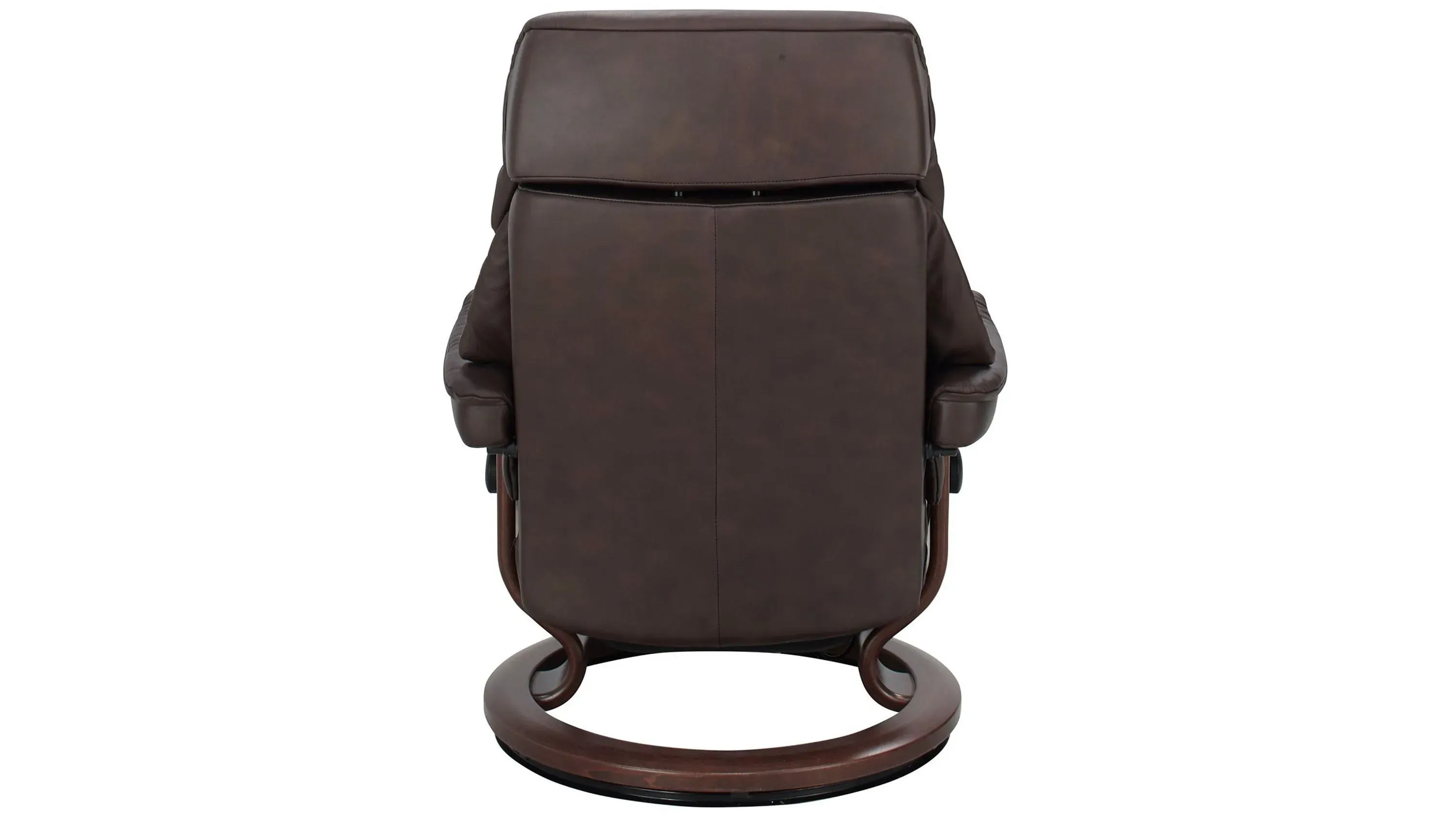 Stressless Ruby Medium Power Leg and Back Recliner in Brown by Stressless