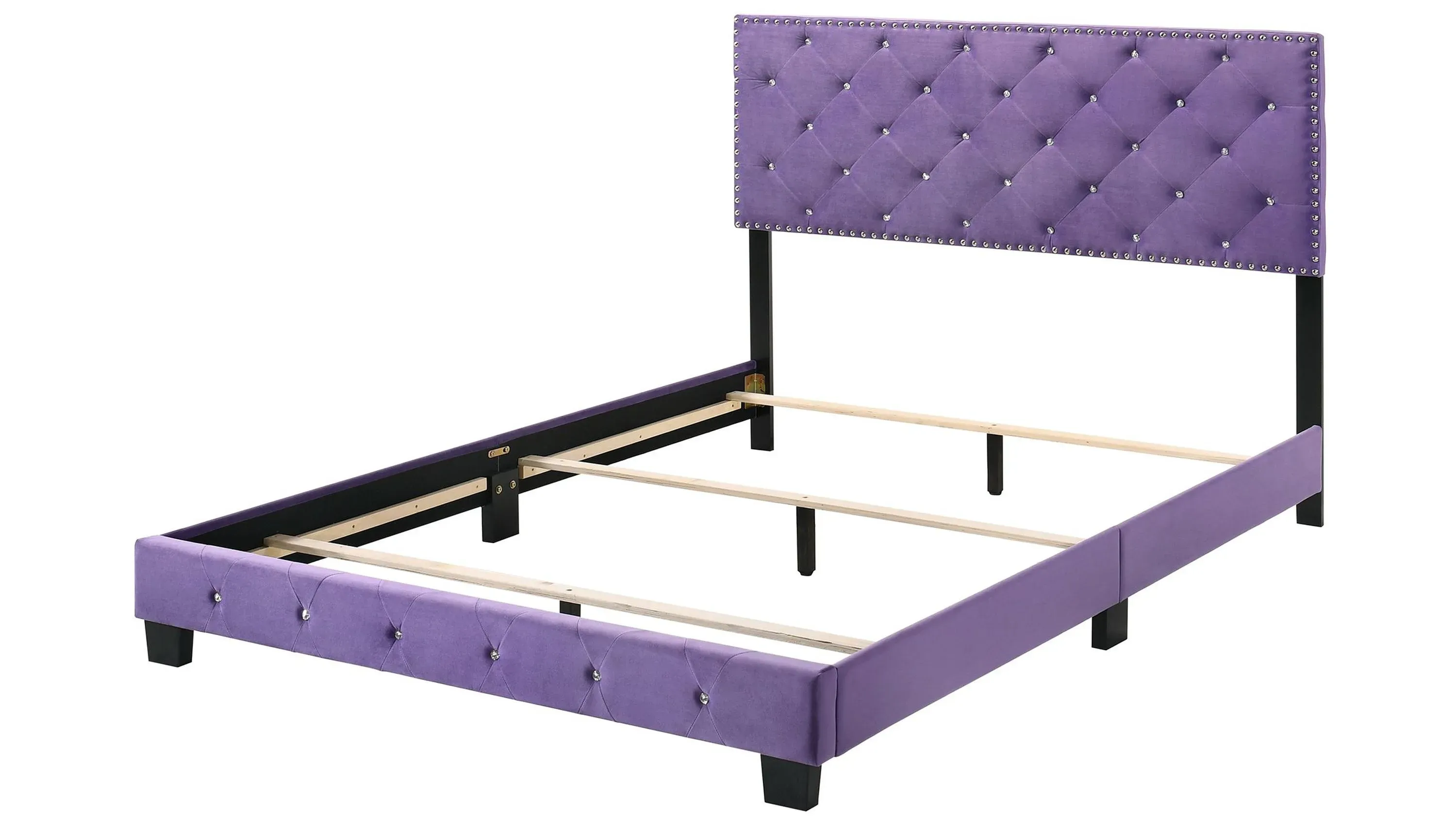 Suffolk Upholstered Full Panel Bed | Raymour & Flanigan