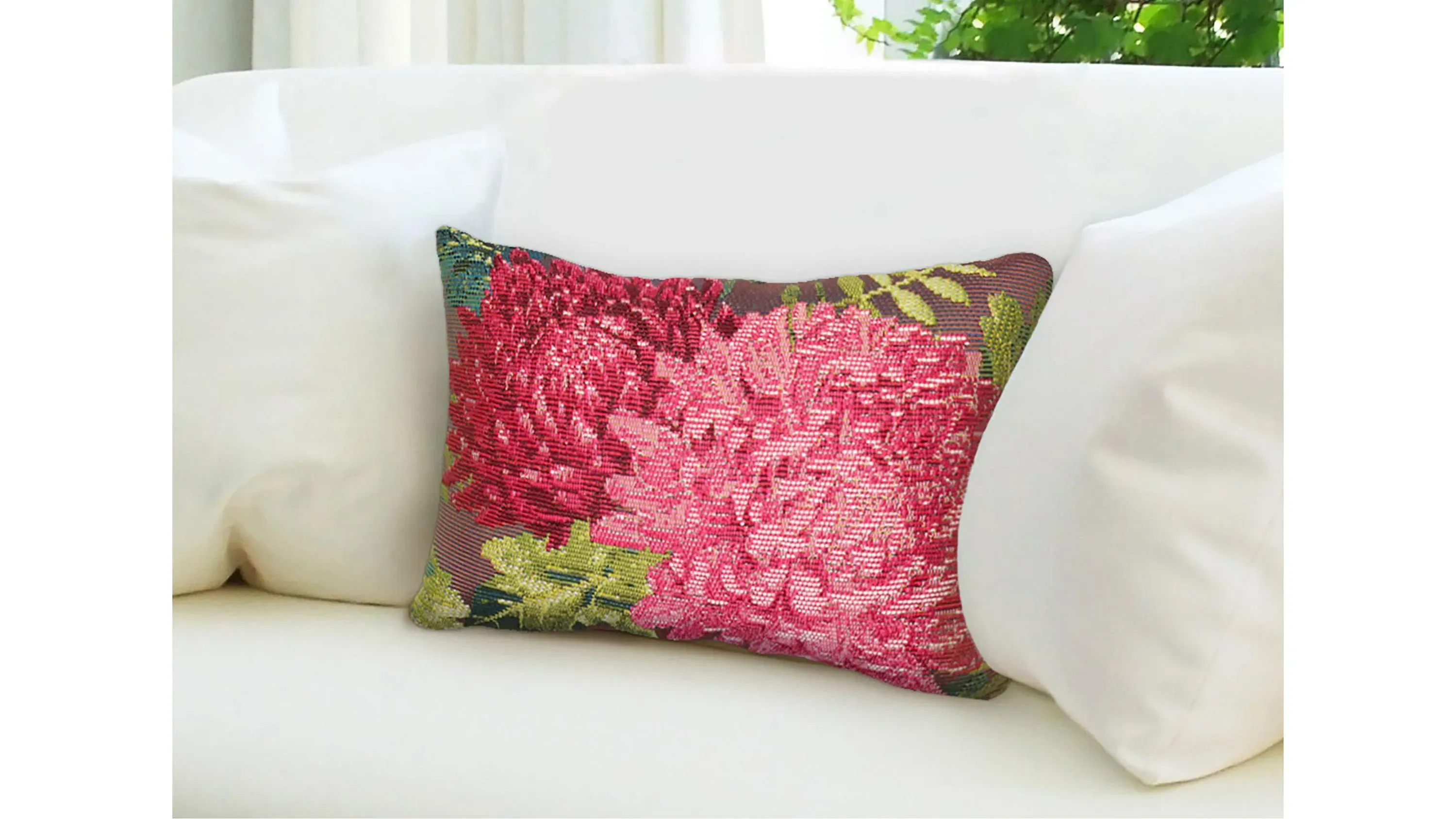 Marina Mums Accent Pillow | Raymour & Flanigan