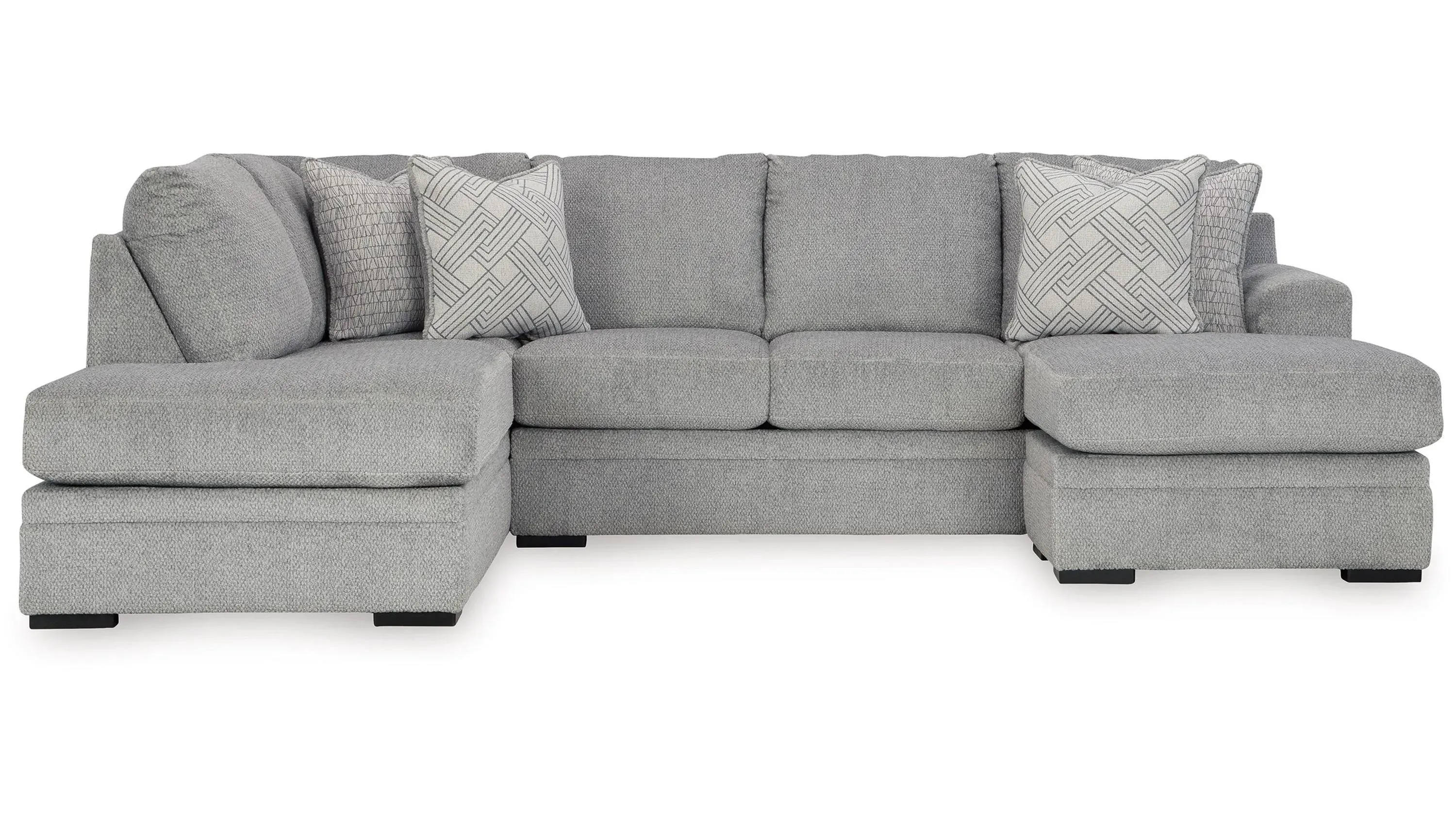 Raymour and flanigan grey sectional store